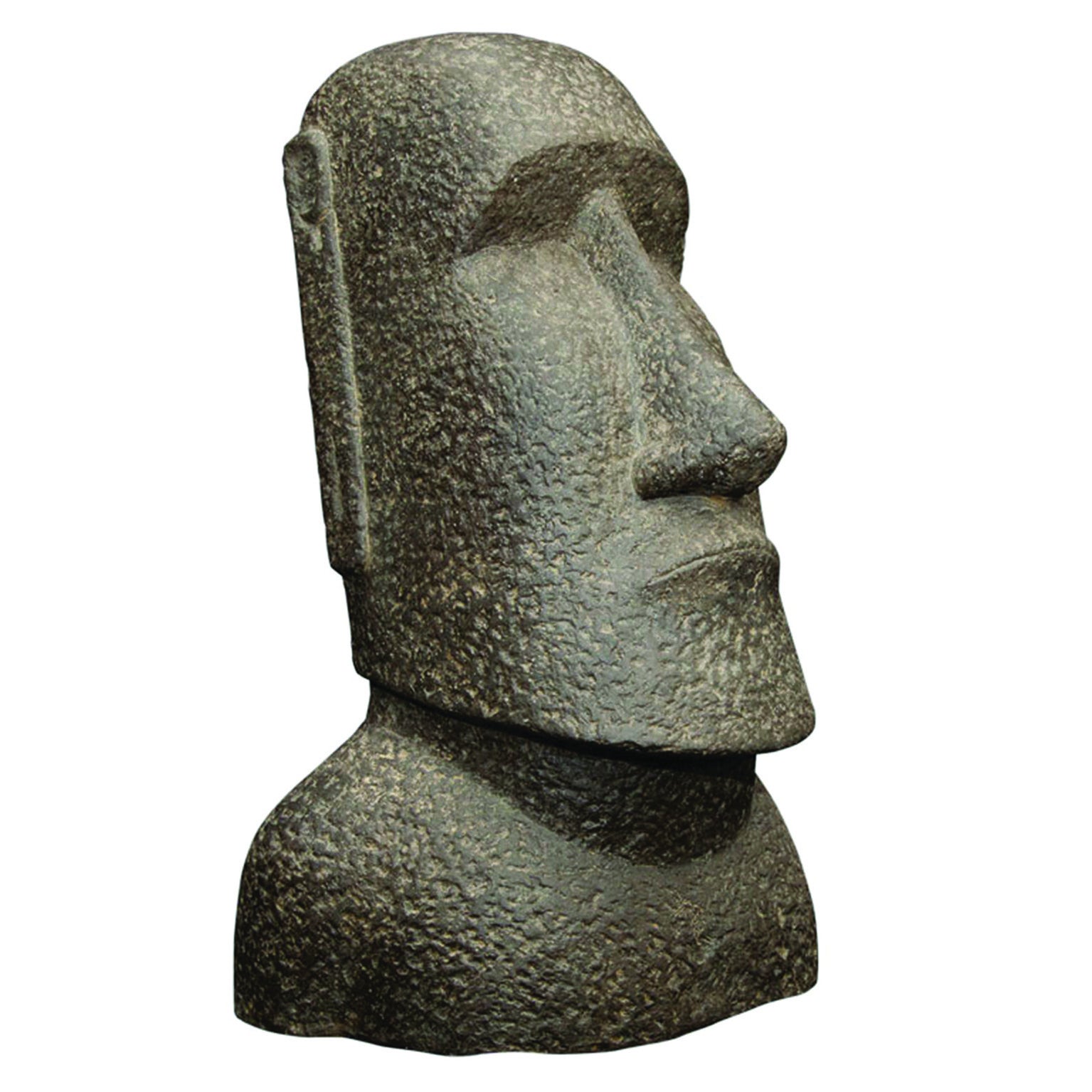 Statue Moai pierre reconstituée H.60 cm | Leroy Merlin