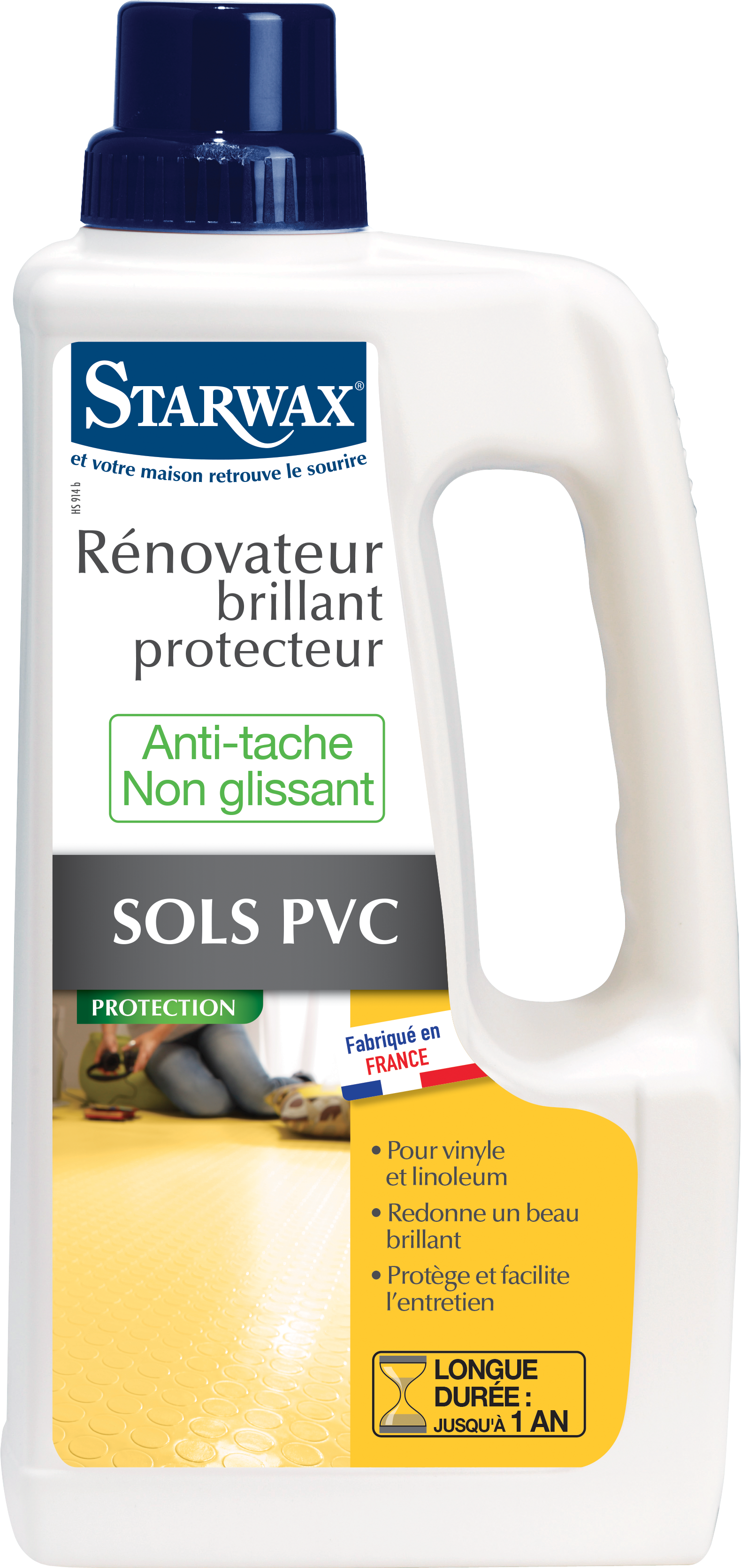 Rénovateur brillant protecteur sols pvc STARWAX 1 l | Leroy Merlin