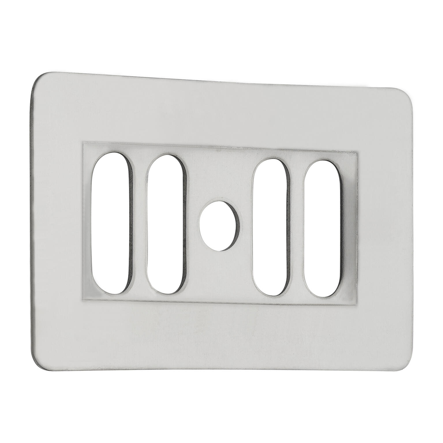 Grille de trop plein inox rectangulaire 38x62 mm, pour évier grès ...