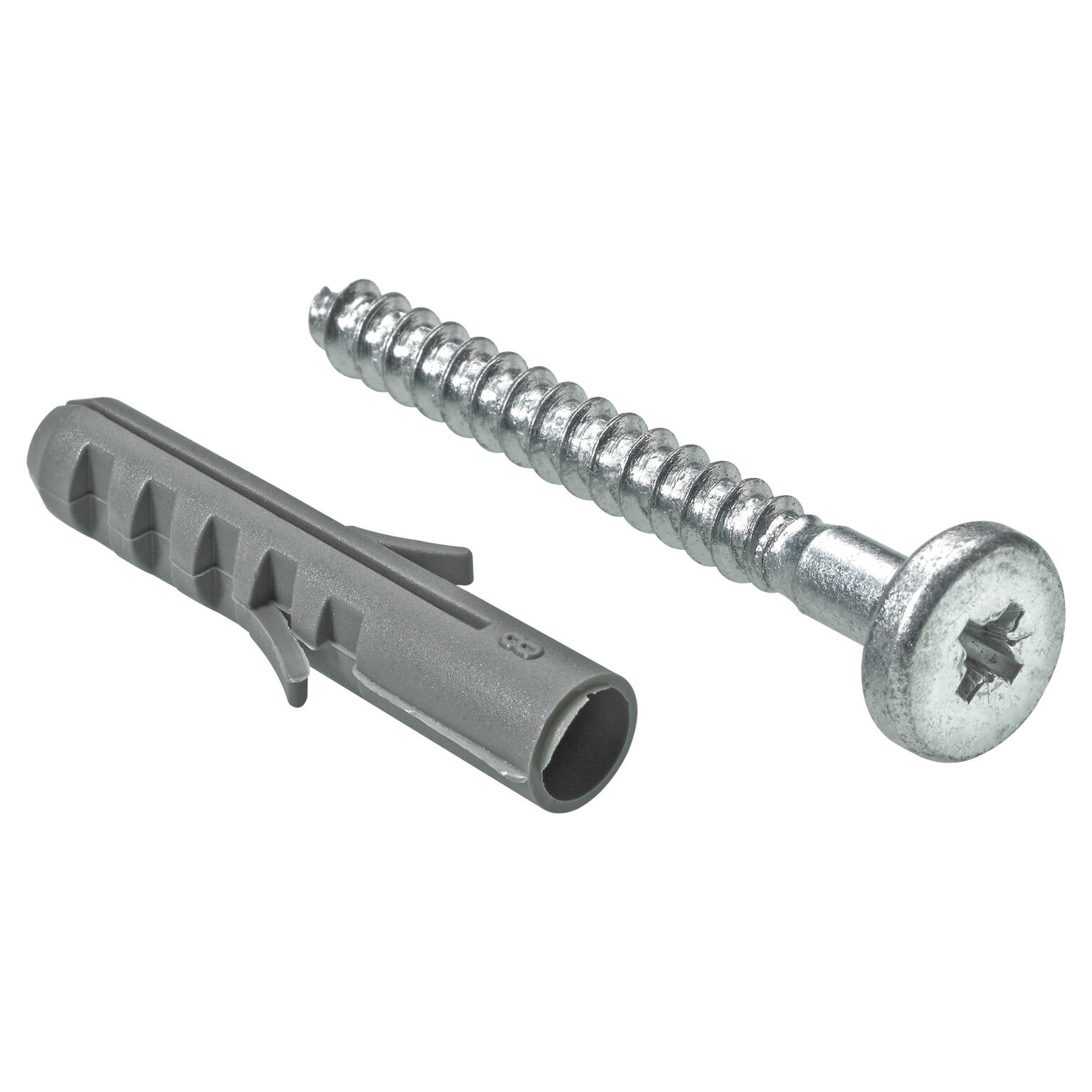 Lot de 4 vis avec chevilles acier zingué HETTICH, l.50 mm | Leroy Merlin