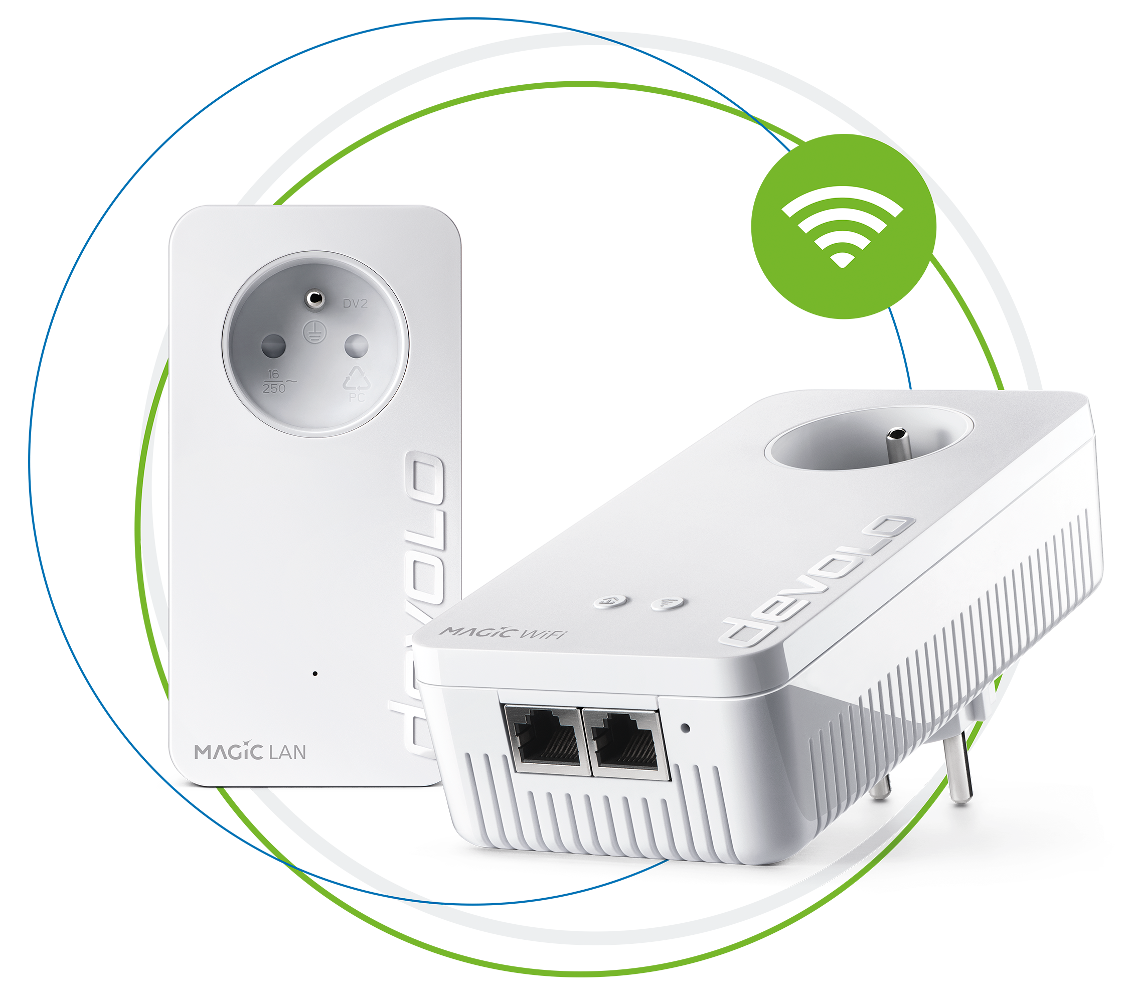 Kit 2 CPL Wifi mesh, Magic 1 WiFi, 1200mbits, DEVOLO | Leroy Merlin