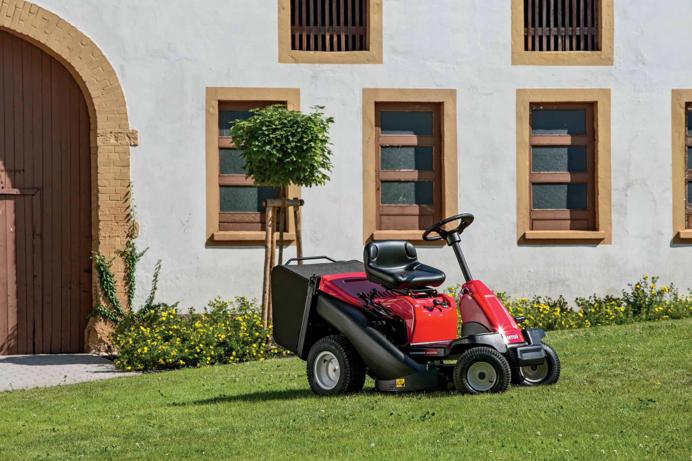 Tondeuse autoportée rider MTD Minirider 60RDE 196 cm³ l.60 cm | Leroy ...