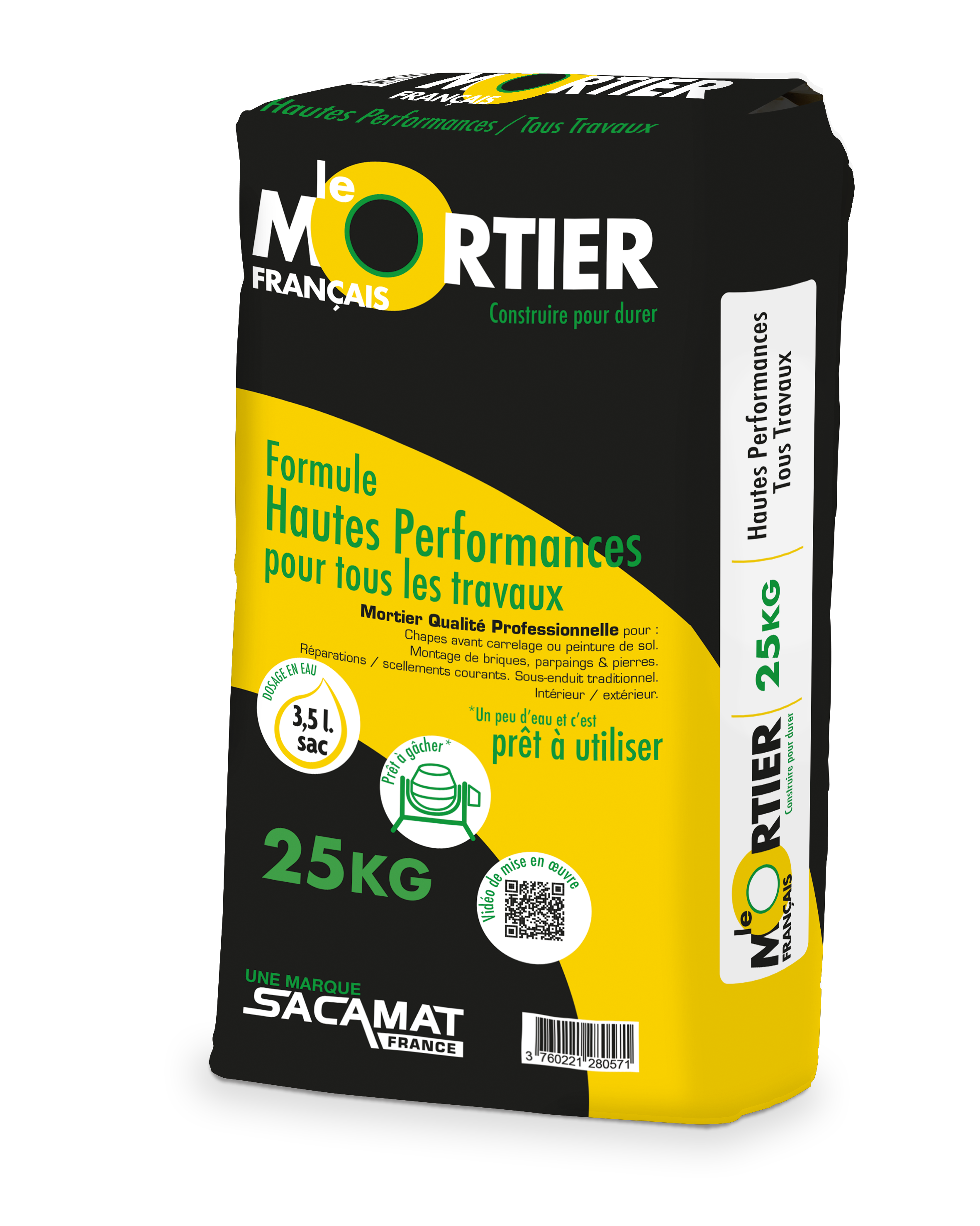 Mortier gris LE MORTIER FRANCAIS, 25 kg | Leroy Merlin