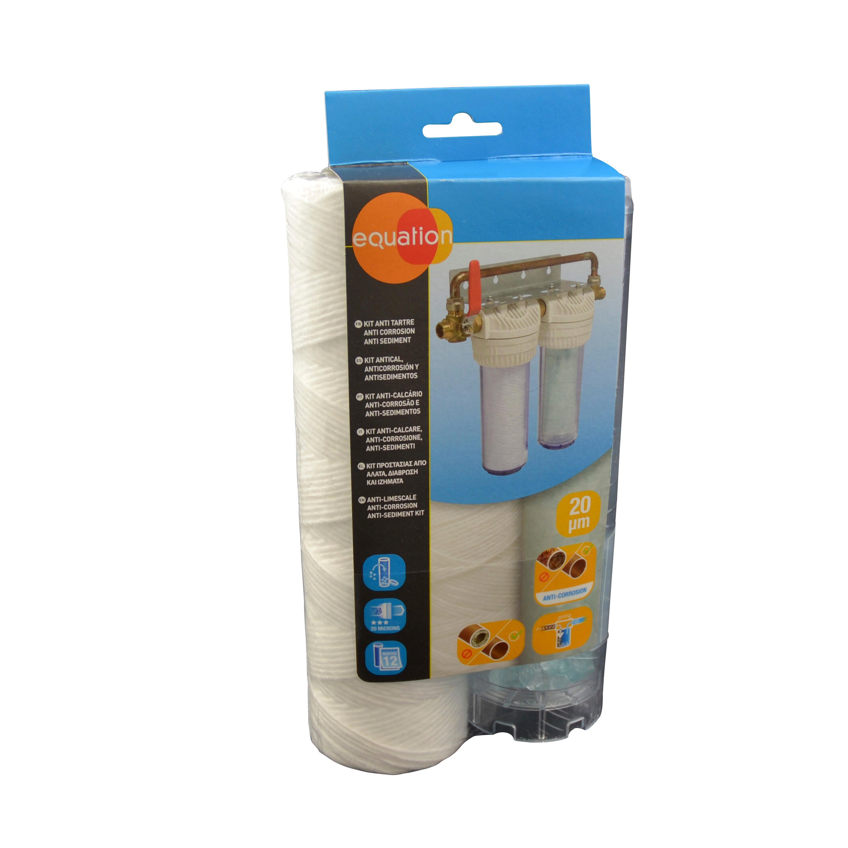 Lot 2 cartouches pour station antitartre, anticorrosion et antisédiment ...