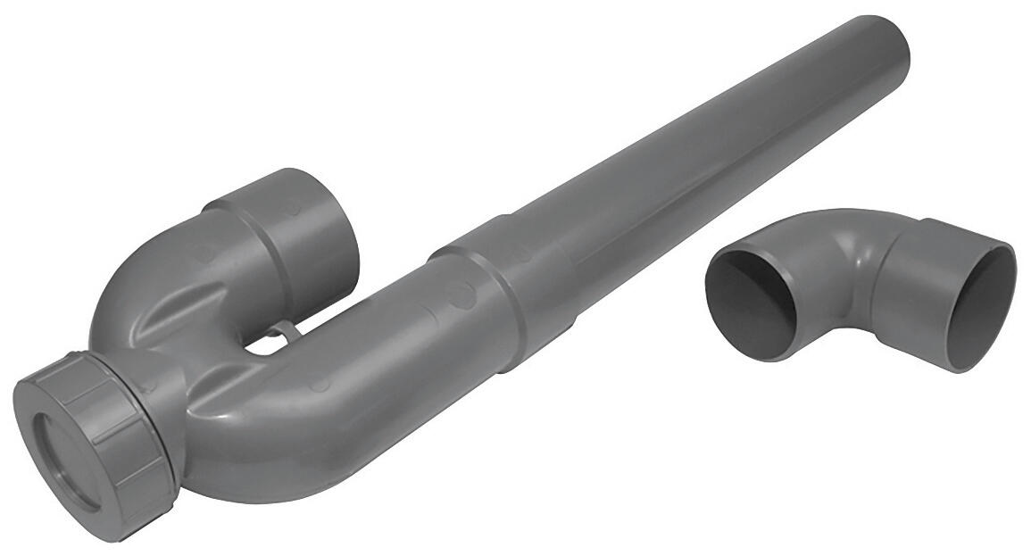 Siphon à coller pvc hta D.40 pour tube en pvc hta | Leroy Merlin