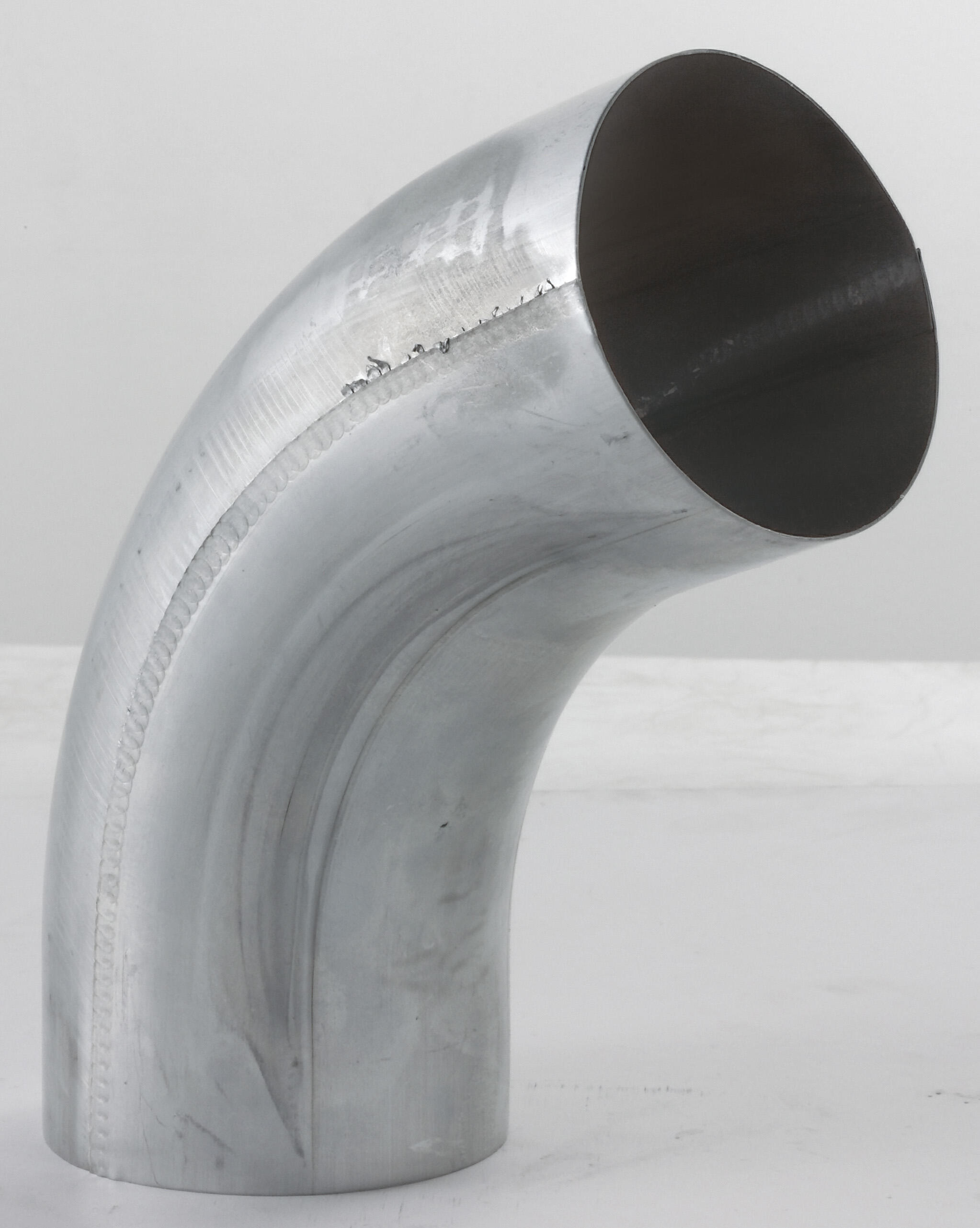 Coude cintré soudé zinc gris LMC VIRANO, Dév.33 cm Diam.100 mm | Leroy ...