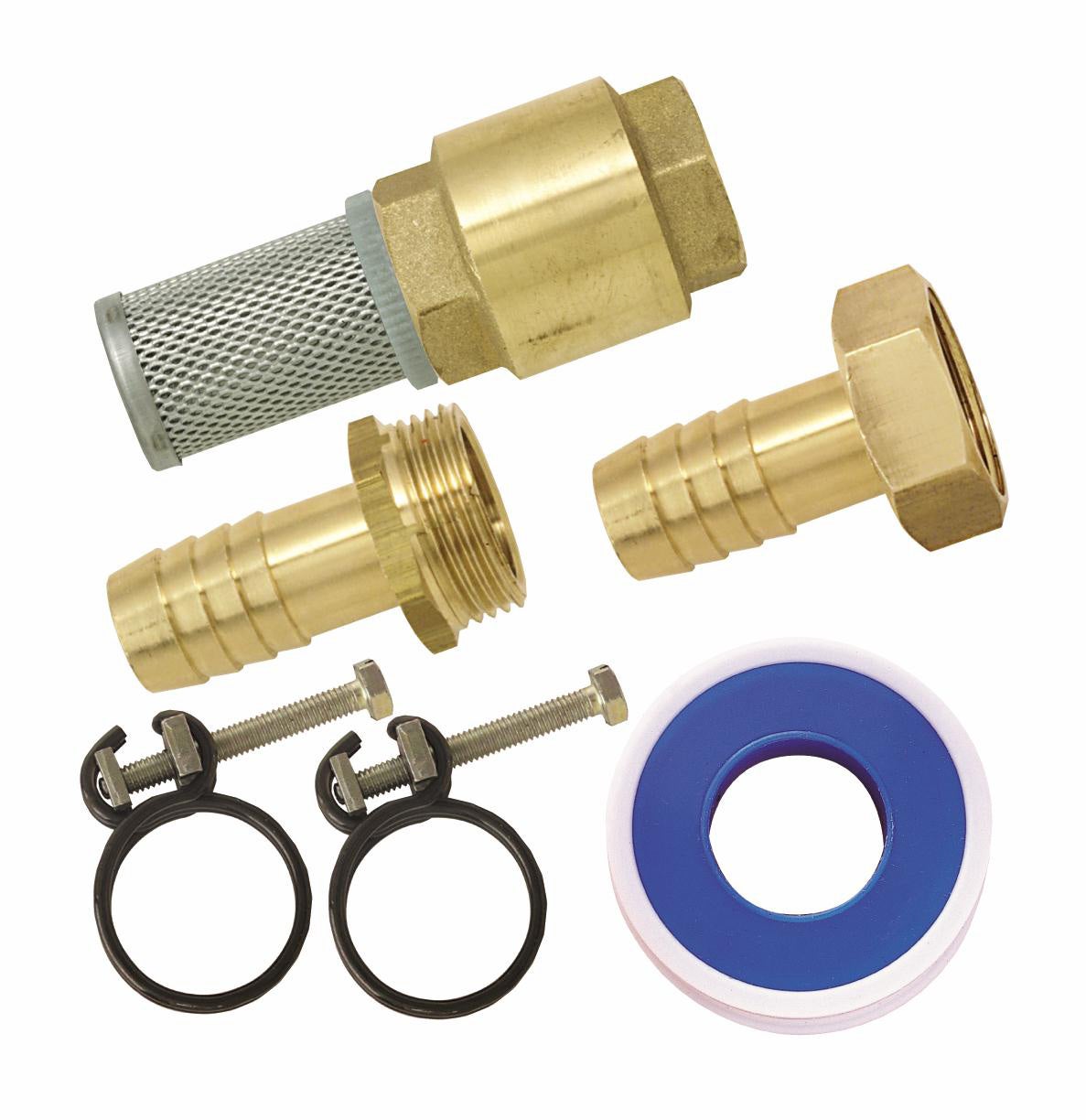 Kit d'aspiration pour tuyau diam.25 avec embouts laiton 26x34 BOUTTE ...