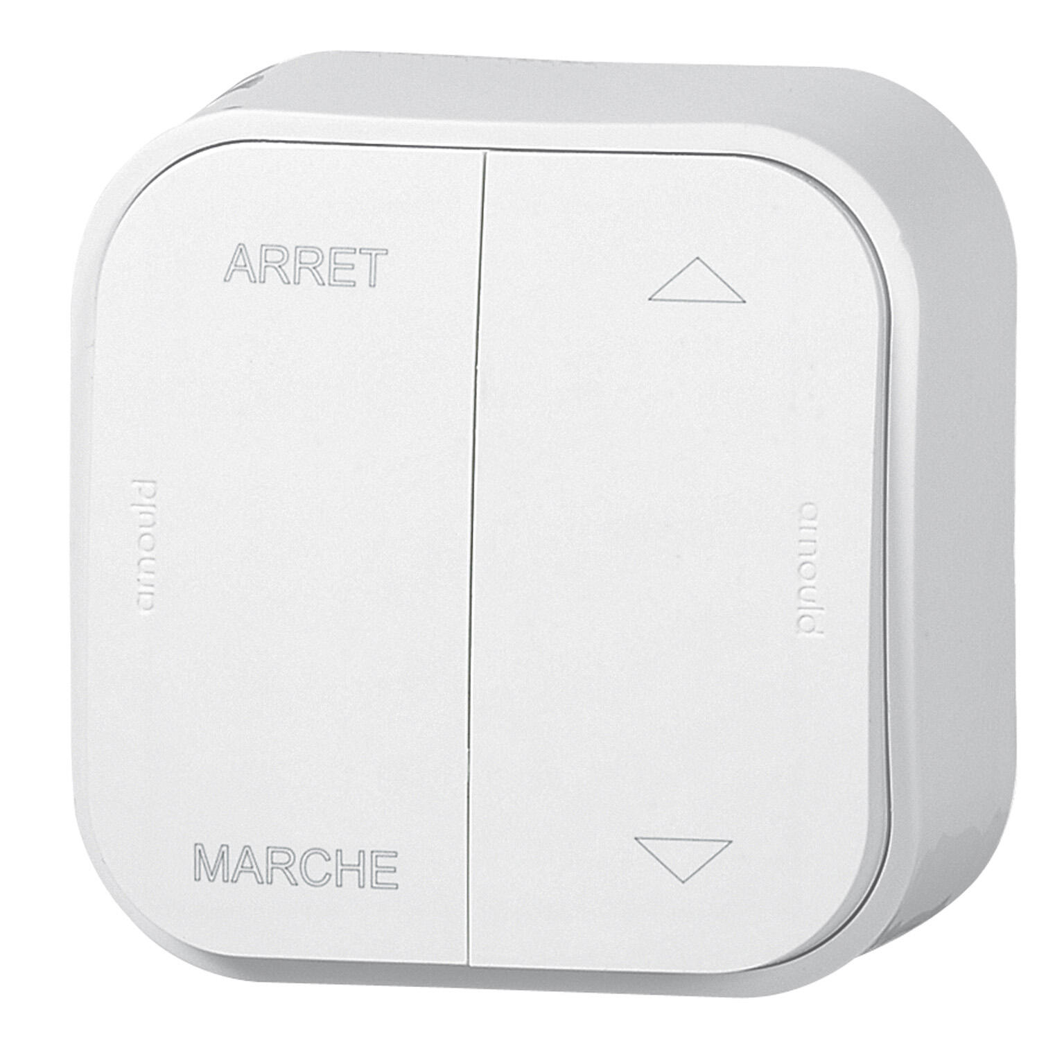 Interrupteur volet roulant, ARNOULD Profil, blanc | Leroy Merlin