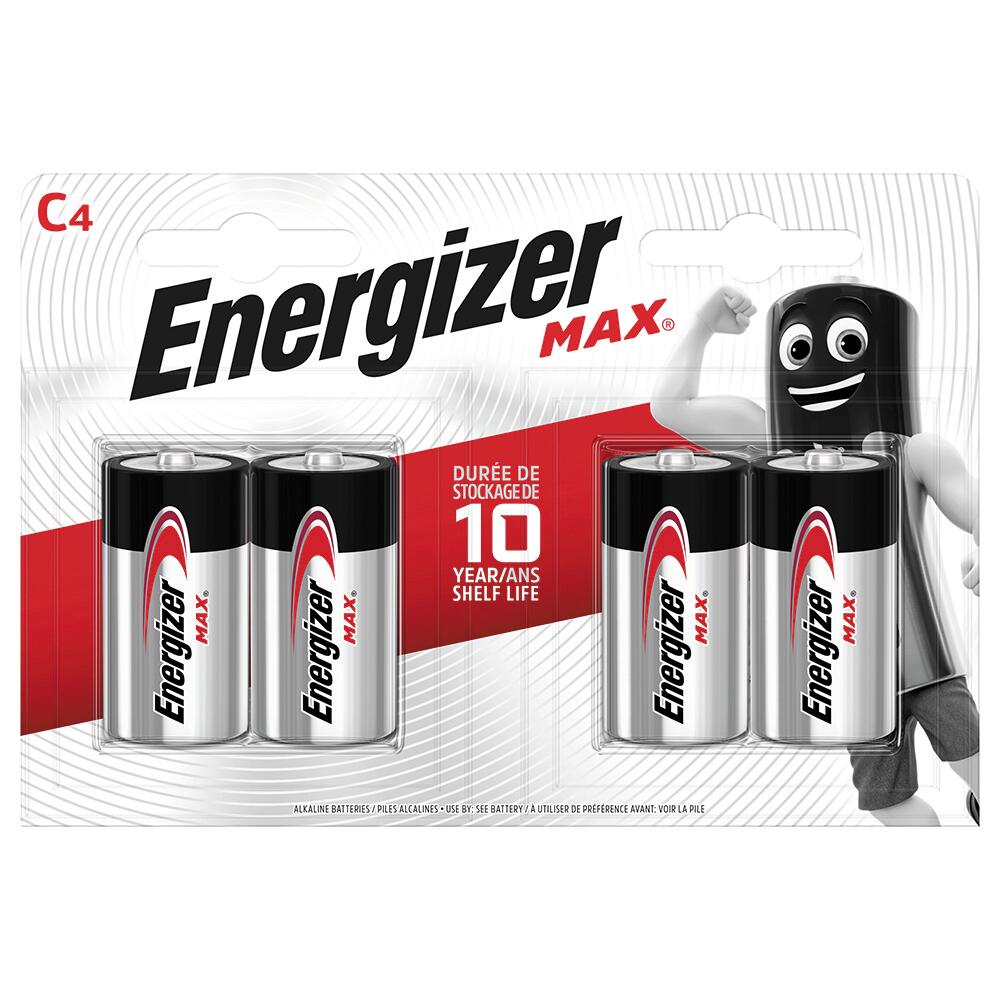 Lot de 4 piles lr14 c, ENERGIZER | Leroy Merlin