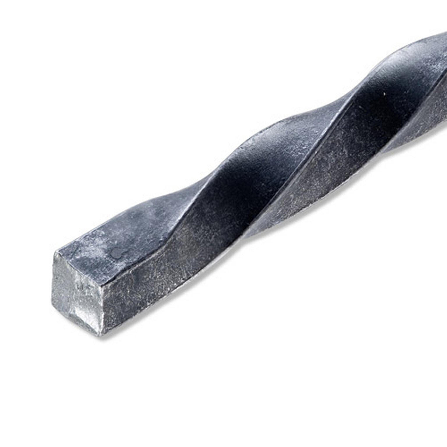 Carré torsadé acier brut, L.2 m x l.1.2 cm x H.1.2 cm | Leroy Merlin