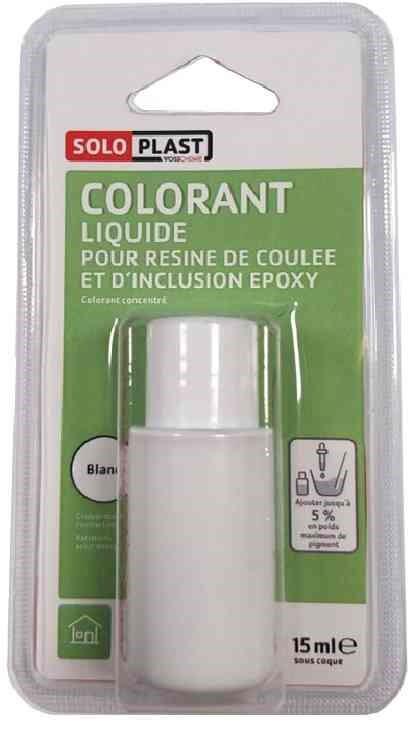 Colorant concentré SOLOPLAST 15 ml blanc opaque | Leroy Merlin