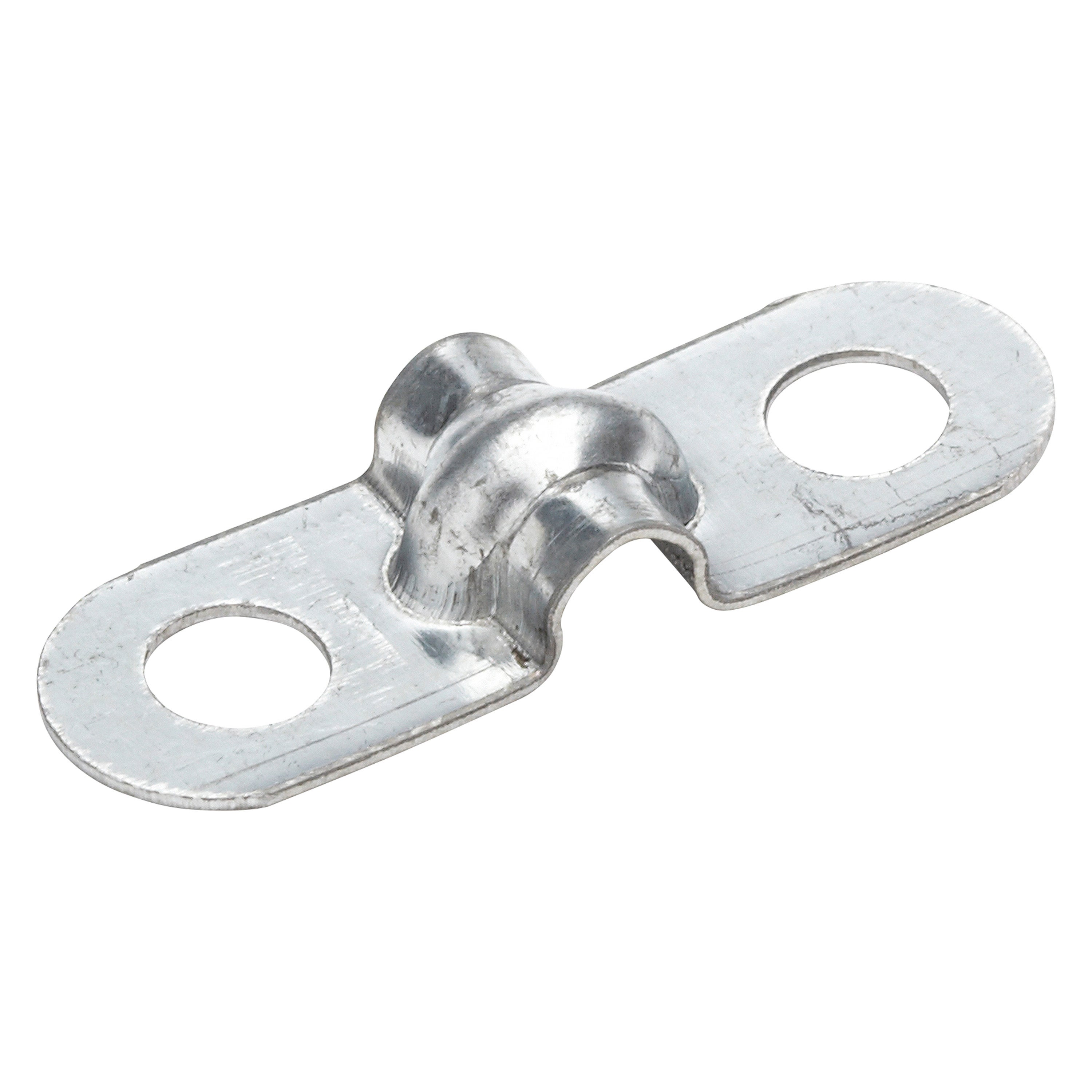 Lot de 10 pattes de fixation acier zingué, STANDERS, Diam.4 x L.29 x l ...