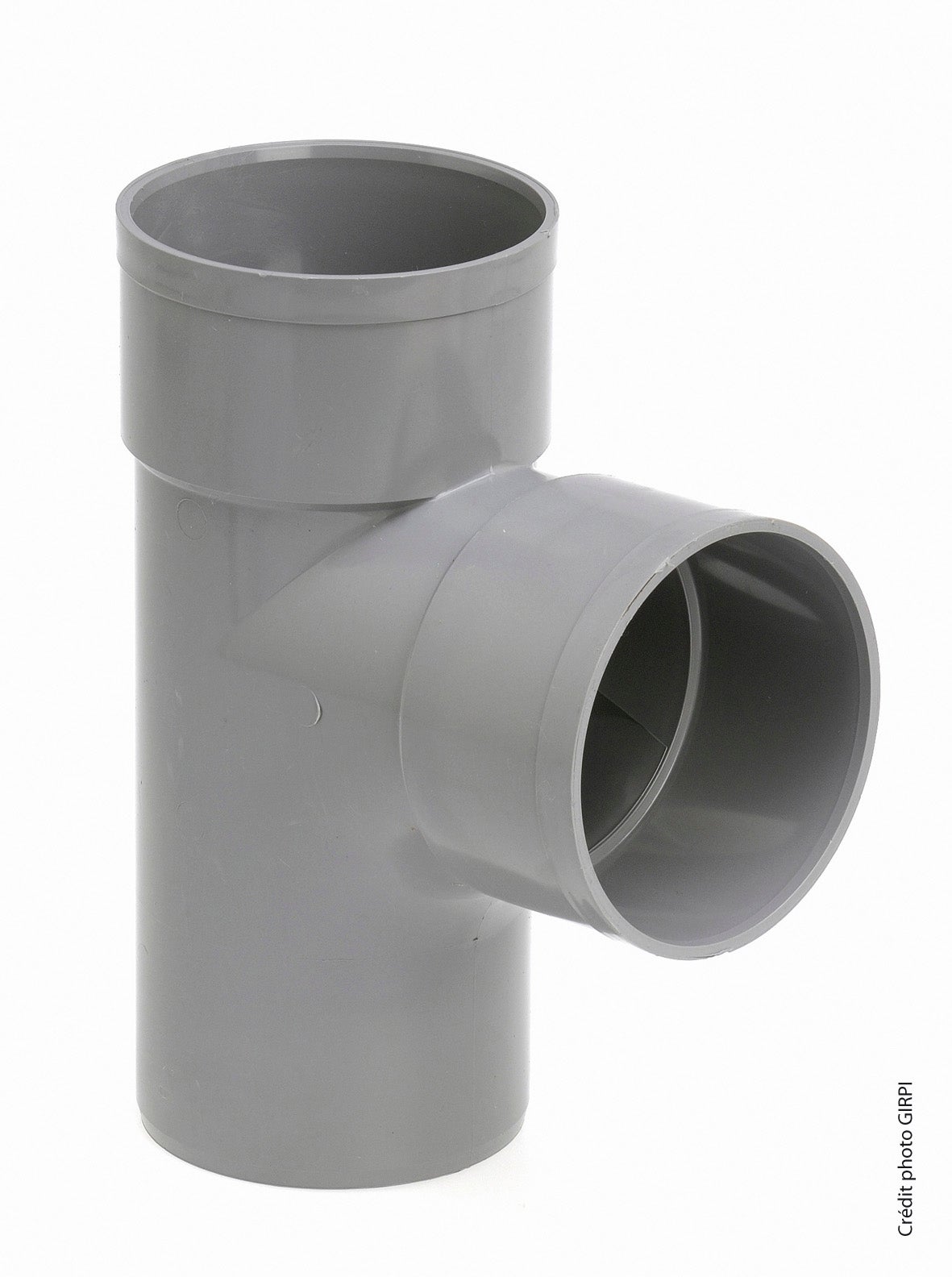 Té simple mâle / femelle 87° pvc Diam.100 mm GIRPI | Leroy Merlin