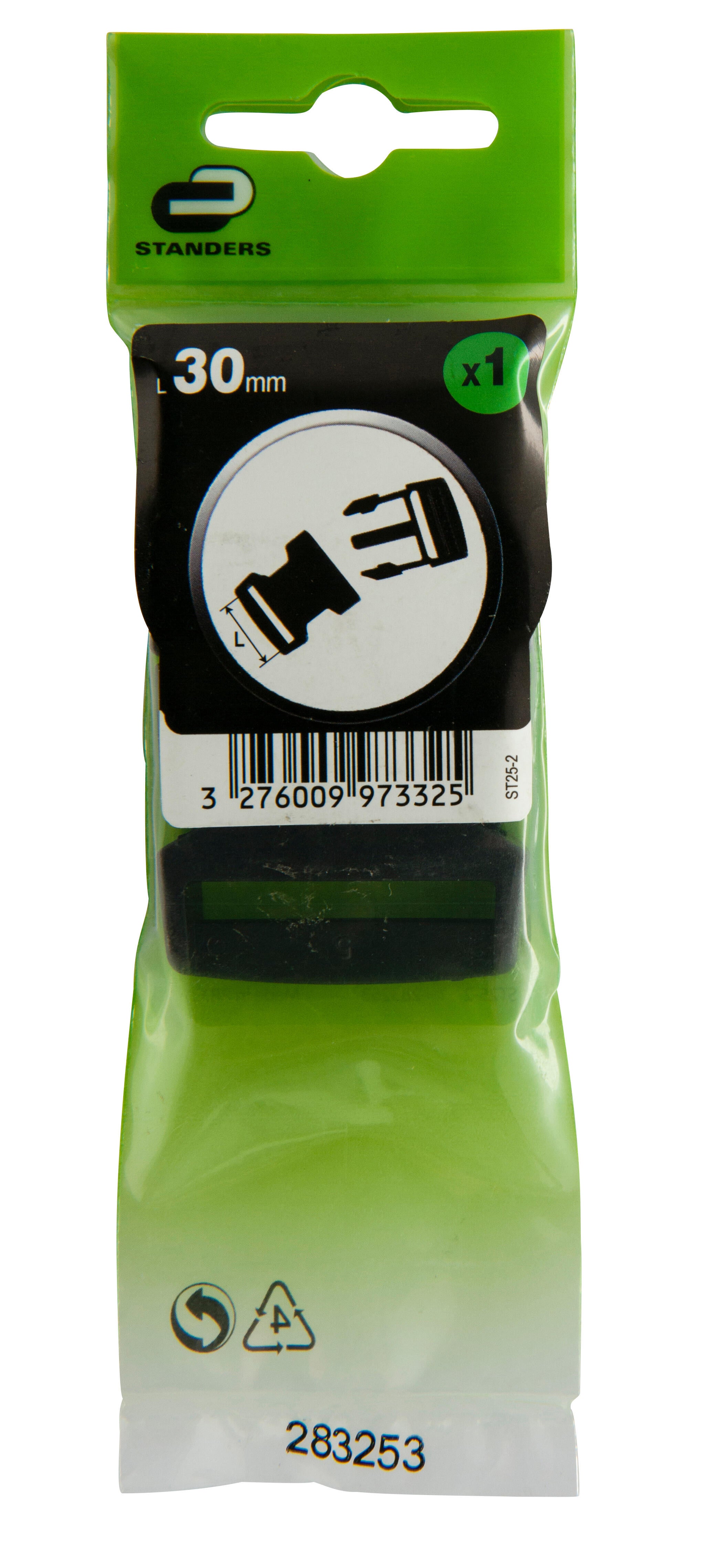 Boucle clips polyamide STANDERS L.67 x l.30 mm | Leroy Merlin