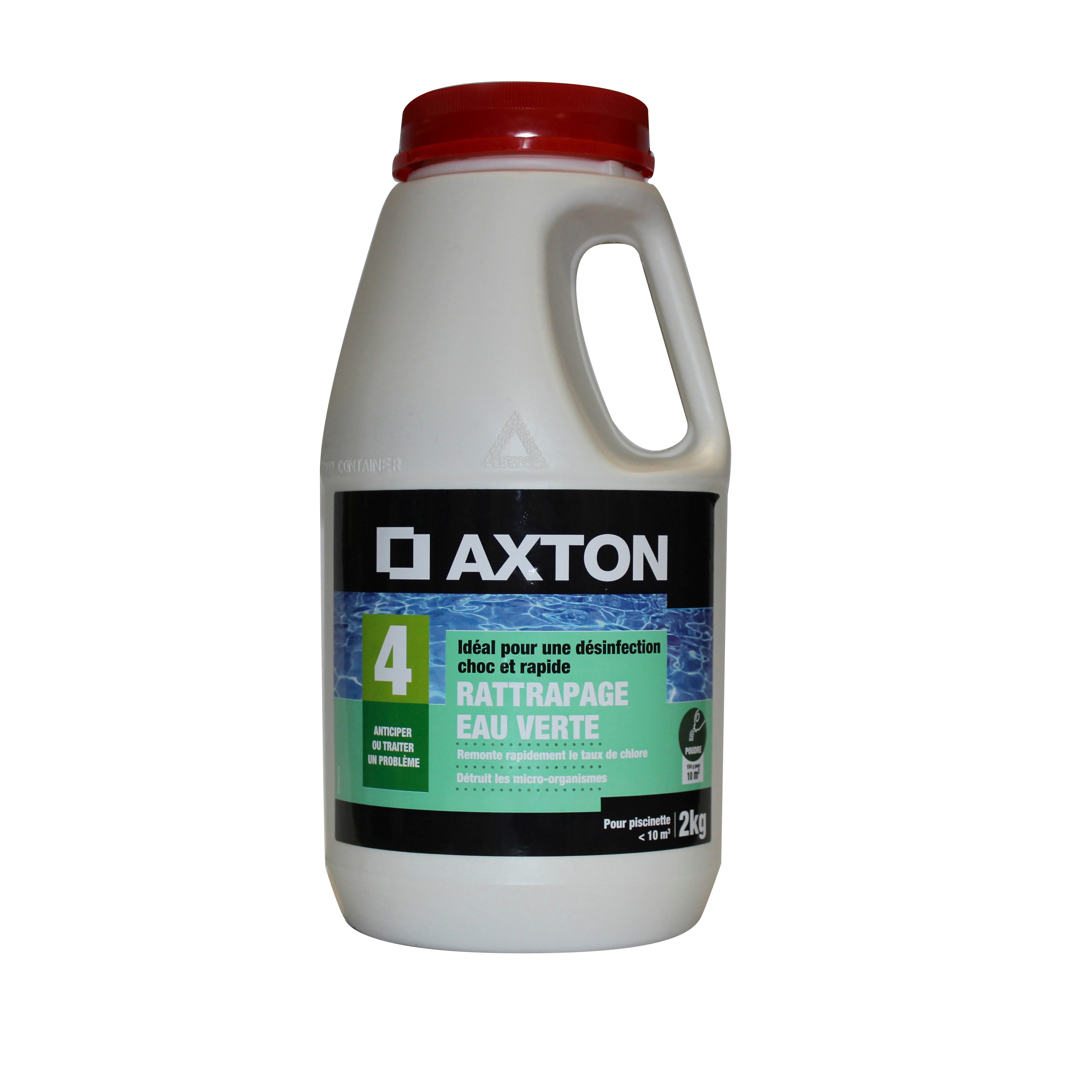 Rattrapage eaux vertes piscine AXTON, granulé 2 kg | Leroy Merlin