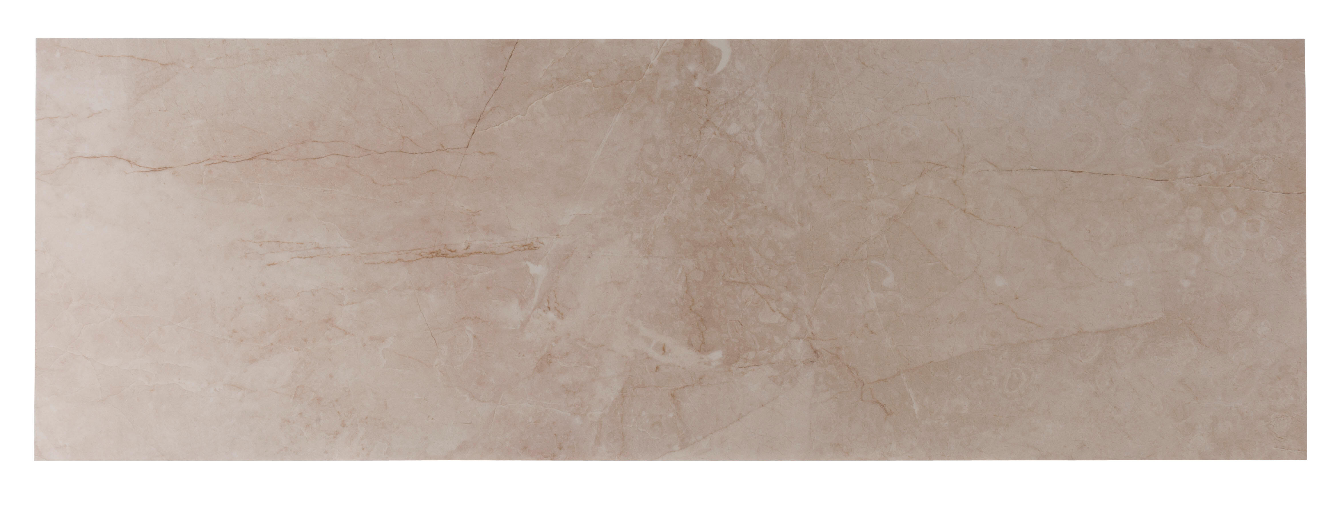 Faïence mur intenso marbre beige brillant l.30.5 x L.91.5 cm, Murano ...