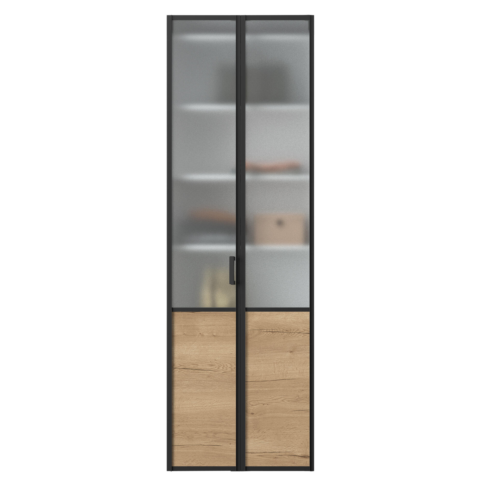 Porte de placard pliable sur-mesure ILIKO Loft de 60.1 à 80 cm | Leroy ...