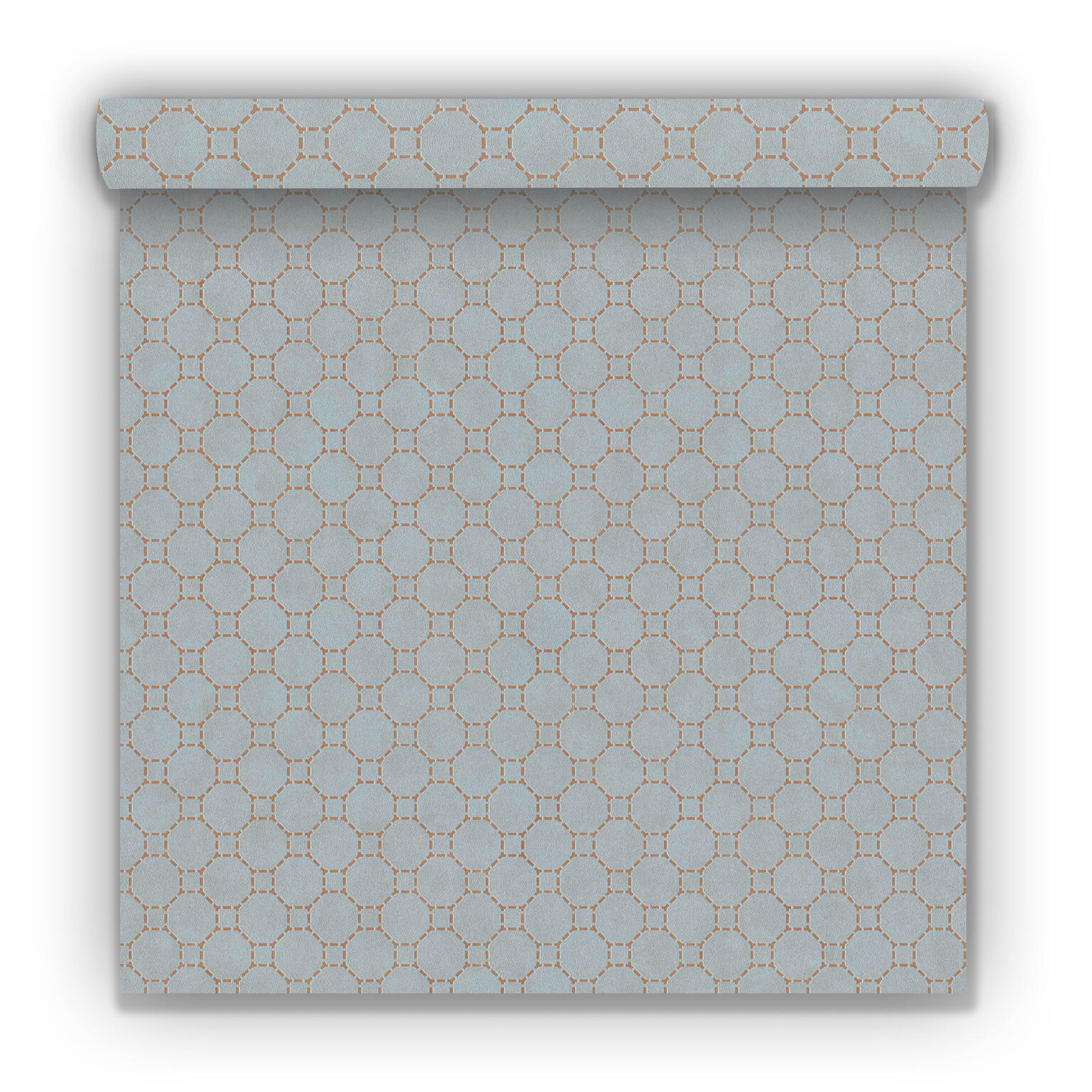 Papier peint vinyle Finesse motif Dot gris bleuté | Leroy Merlin