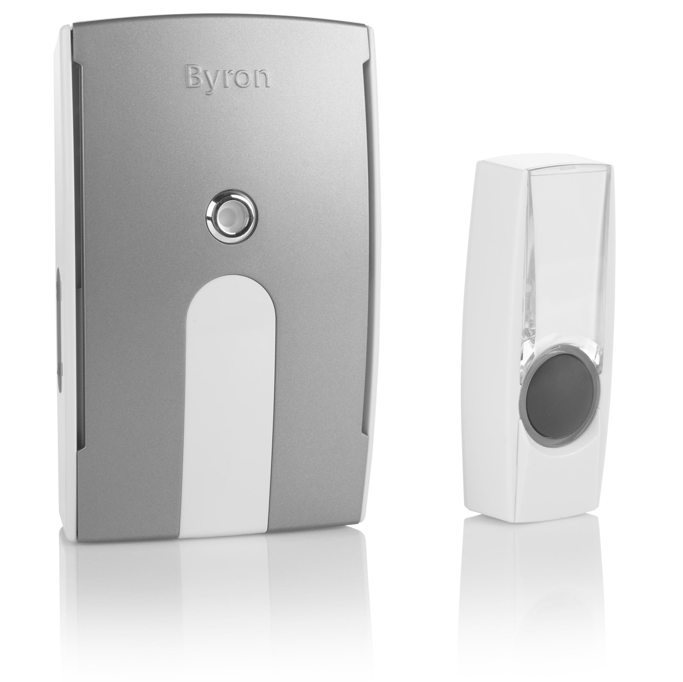 Sonnette sans fil BYRON By504e, blanc | Leroy Merlin