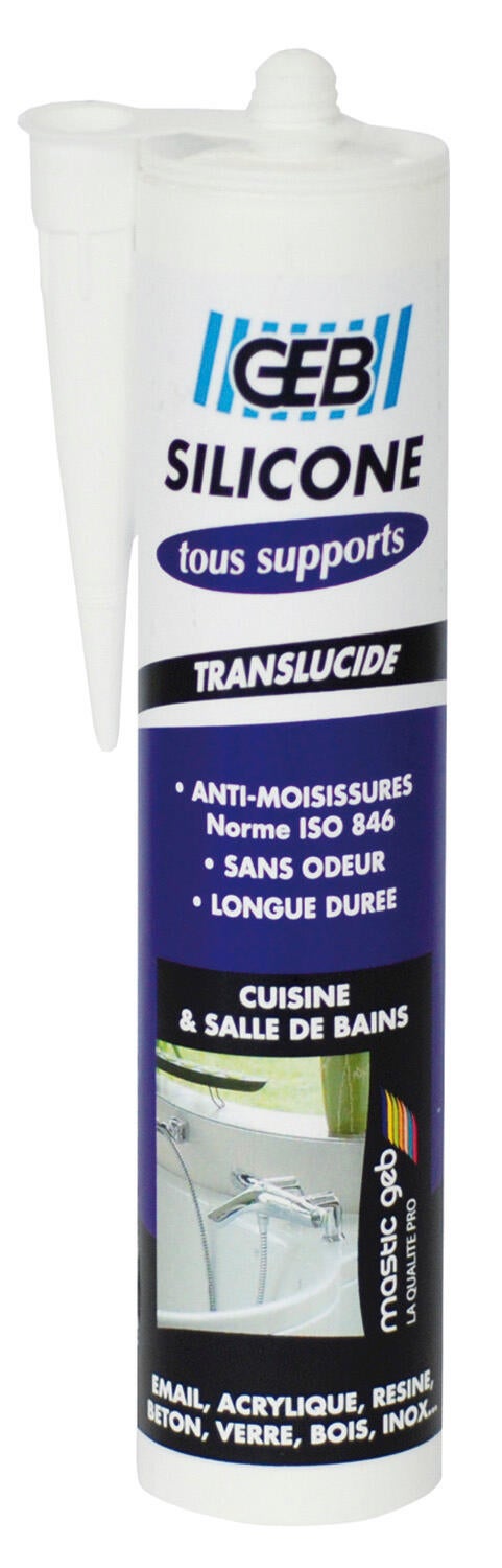 Silicone GEB, transparent, 280 ml | Leroy Merlin