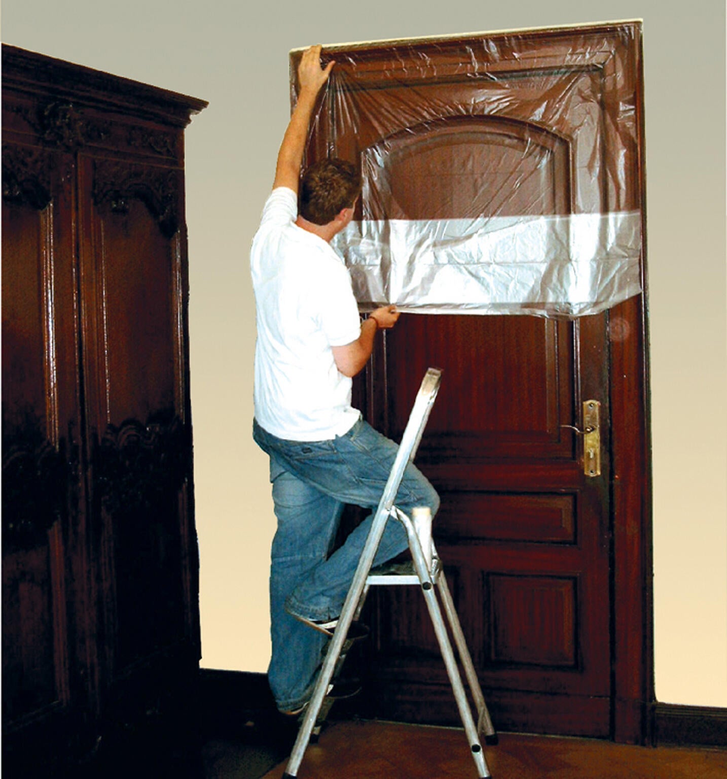 Film de protection et distributeur de protection, L.33 m x l.110 cm ...