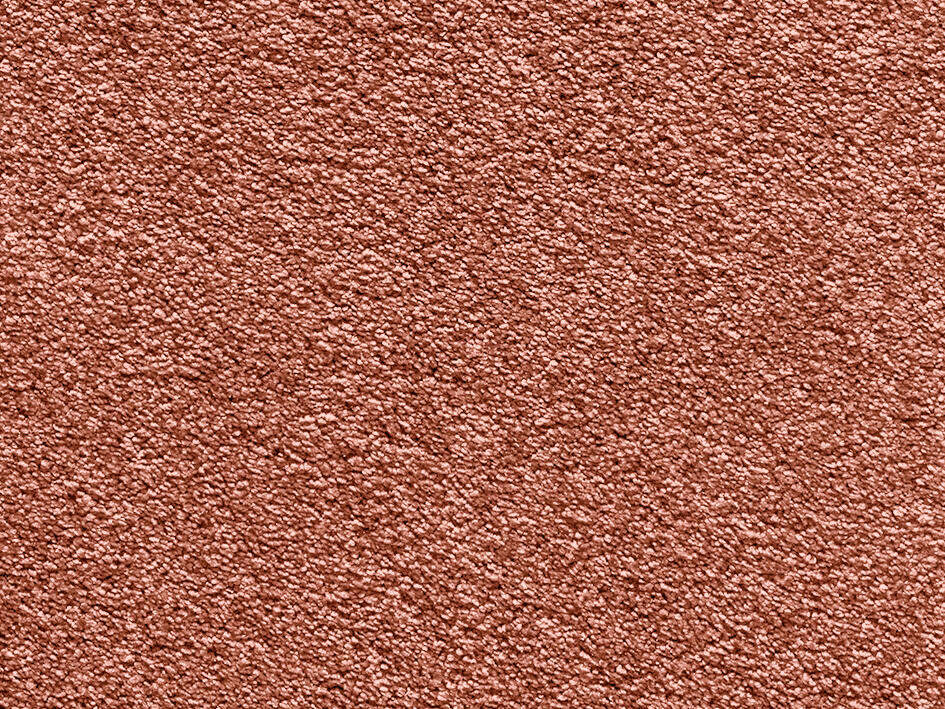 Moquette velours épais uni orange, Satino romeo 54, rouleau l.4 m ...
