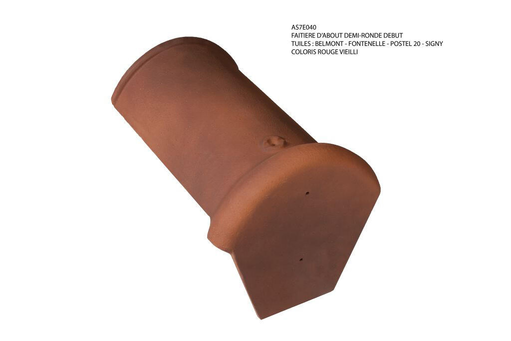 About de faîtière Belmont / postel 20 MONIER rouge vieilli | Leroy Merlin