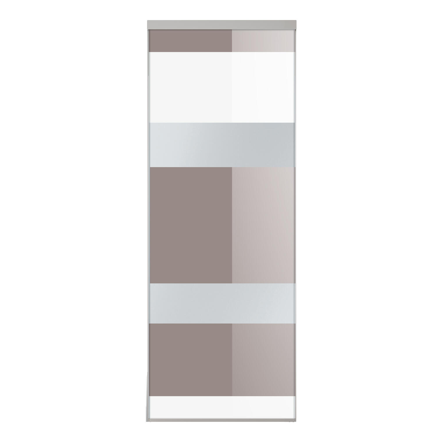 Porte de placard coulissant sur-mesure KAZED Esthète 2 de 38 à 60 cm ...