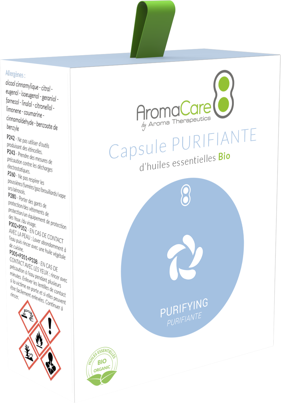 Filtre pour purificateur, AROMA THERAPEUTICS, Capsule purifiante ...