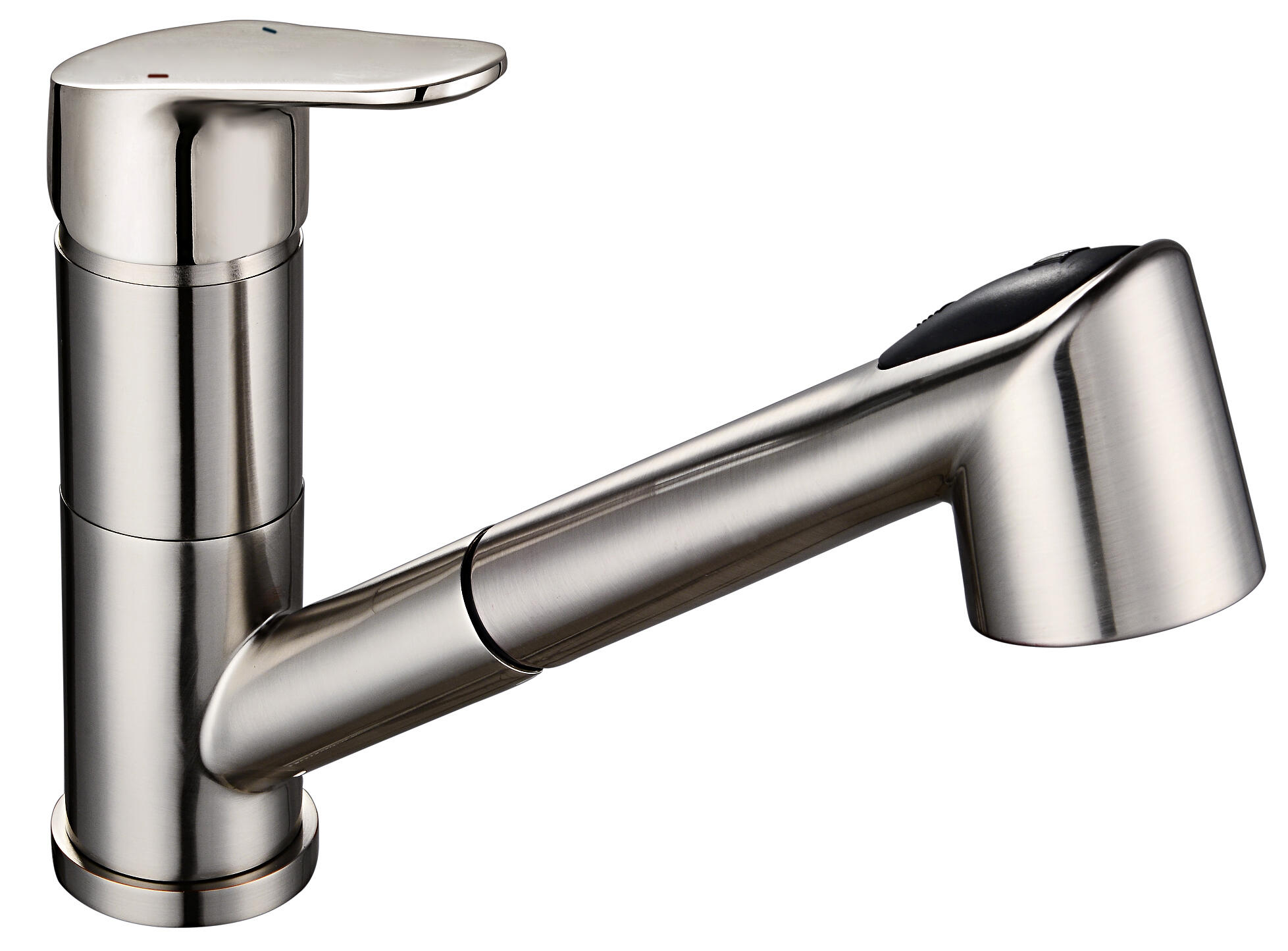 Mitigeur de cuisine avec douchette EDOUARD ROUSSEAU Cactus inox chrome ...