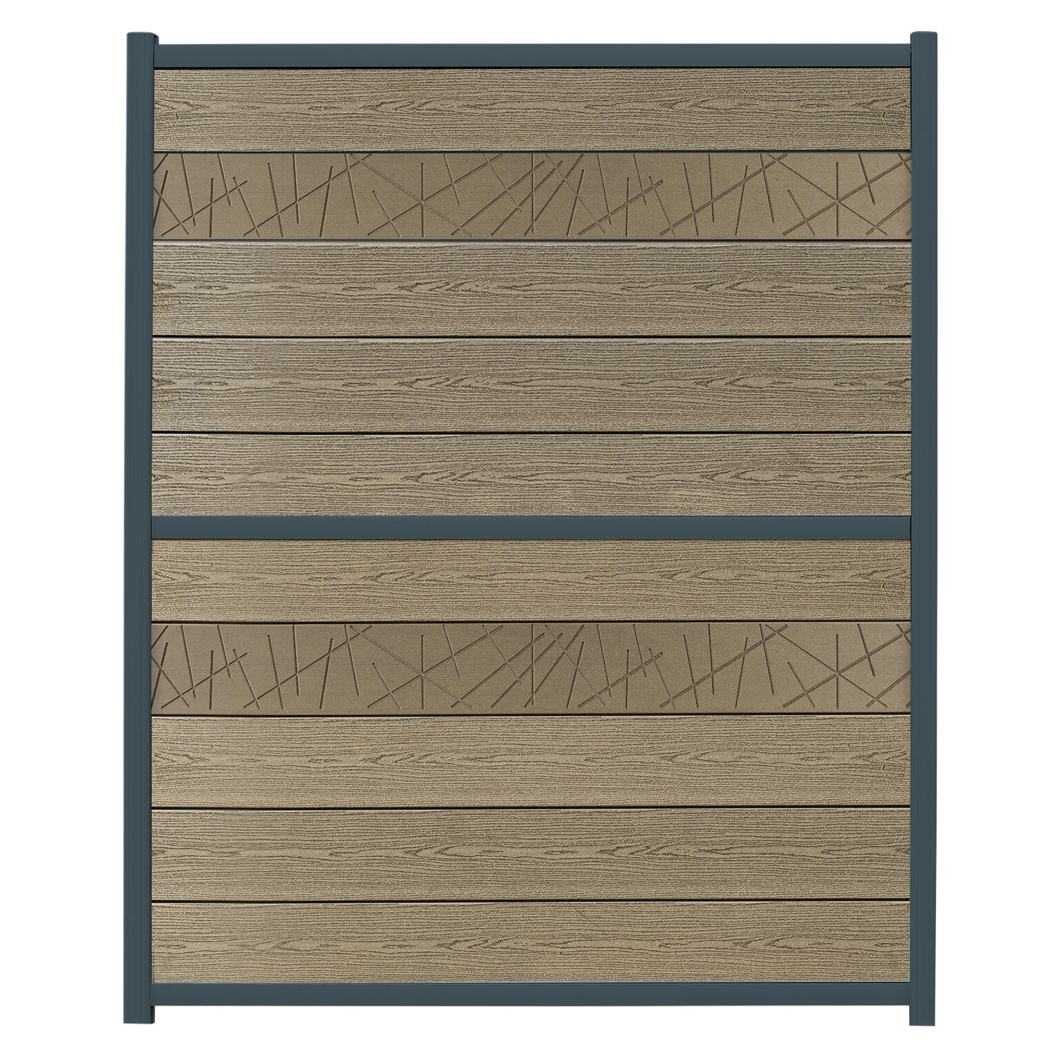Échantillon lame composite à emboîter Premium Design gris | Leroy Merlin