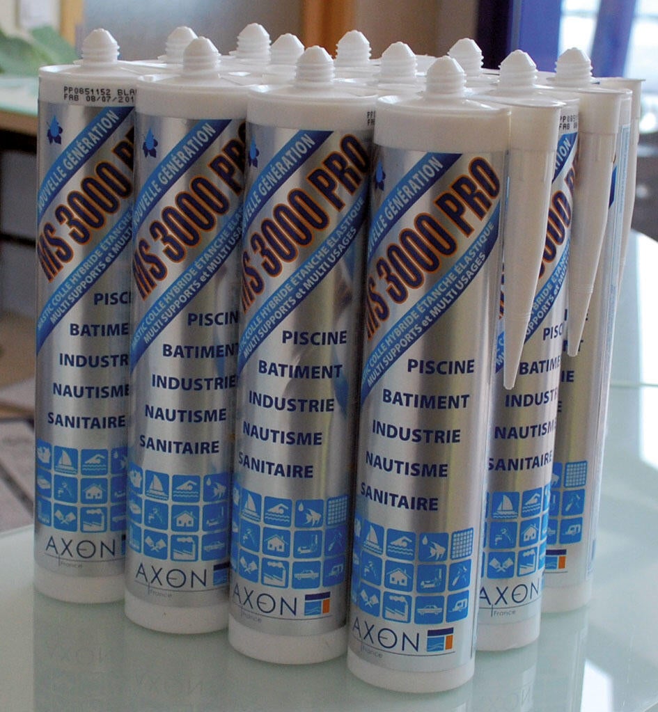Mastic colle Ms 3000 pro gris pour piscine | Leroy Merlin