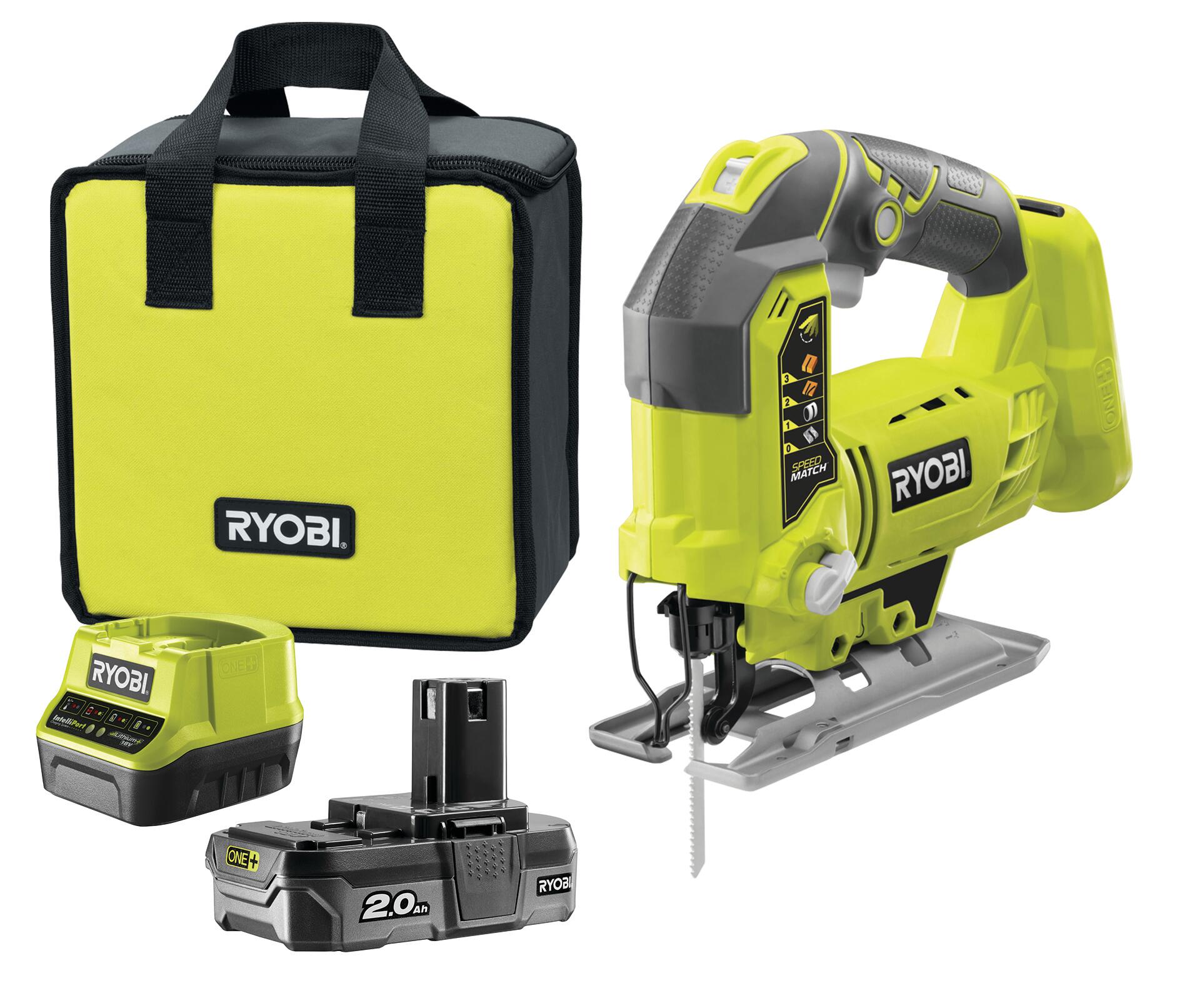 Scie sauteuse sans fil 1 batterie RYOBI R18JS-120S 18 V | Leroy Merlin