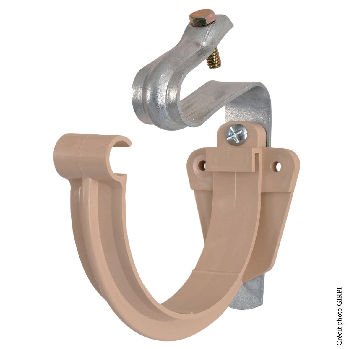 Crochet de gouttière développé 25 cm pvc | Leroy Merlin