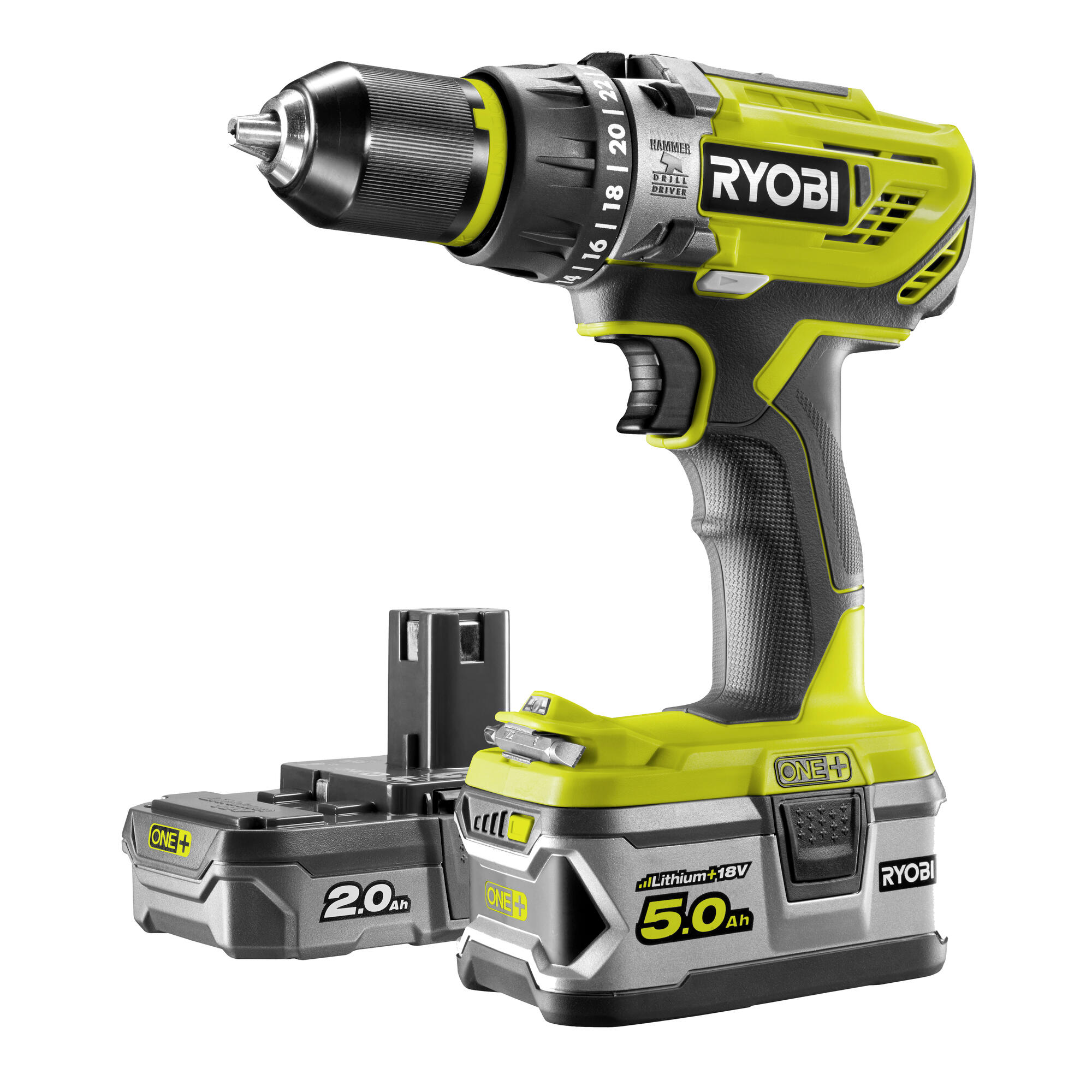Perceuse Percussion Sans Fil RYOBI ONE 18 V 2 Batteries 2 5AH perceuse-percussion-sans-fil-ryobi-one-18-v-2-batteries-2-5ah