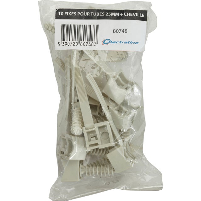 Fixation tube pvc au meilleur prix | Leroy Merlin