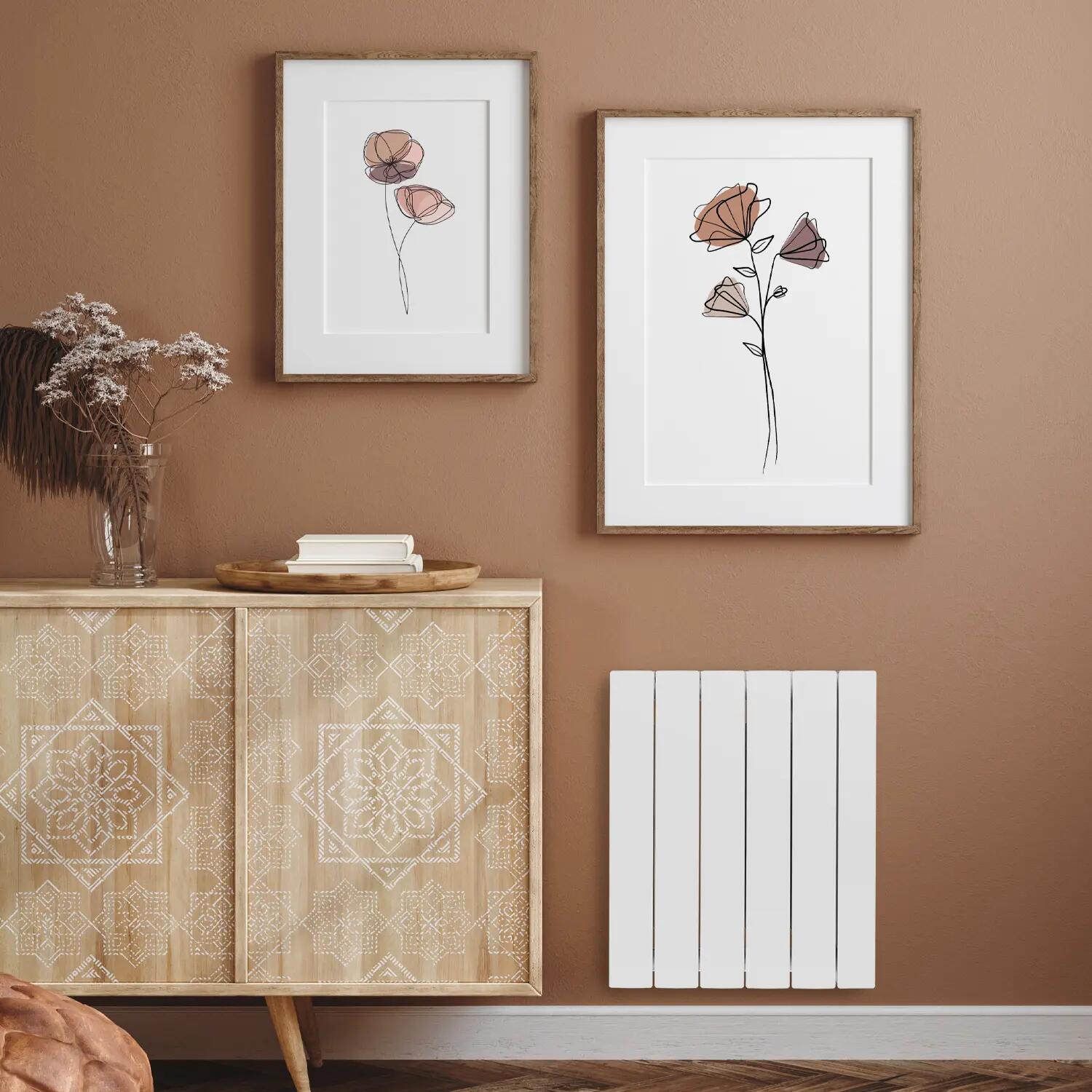 Radiateur électrique à inertie sèche 1000 W EQUATION Nesia | Leroy Merlin