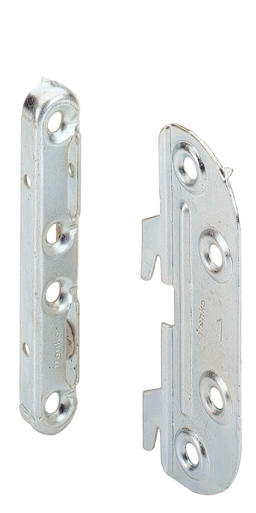 1 ferrure pour raccord de paroi acier zingué HETTICH, l.100 mm | Leroy ...