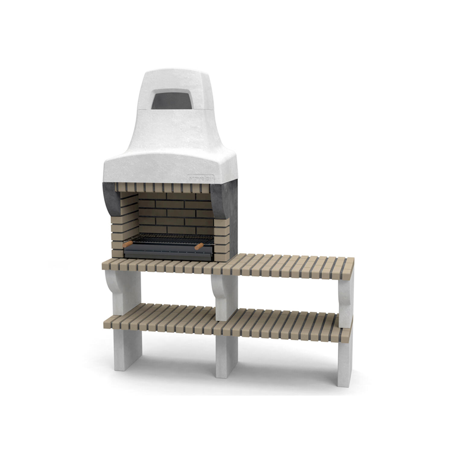 Barbecue MOVELAR Bbq movelar bailen xl plus pdt b/ch | Leroy Merlin