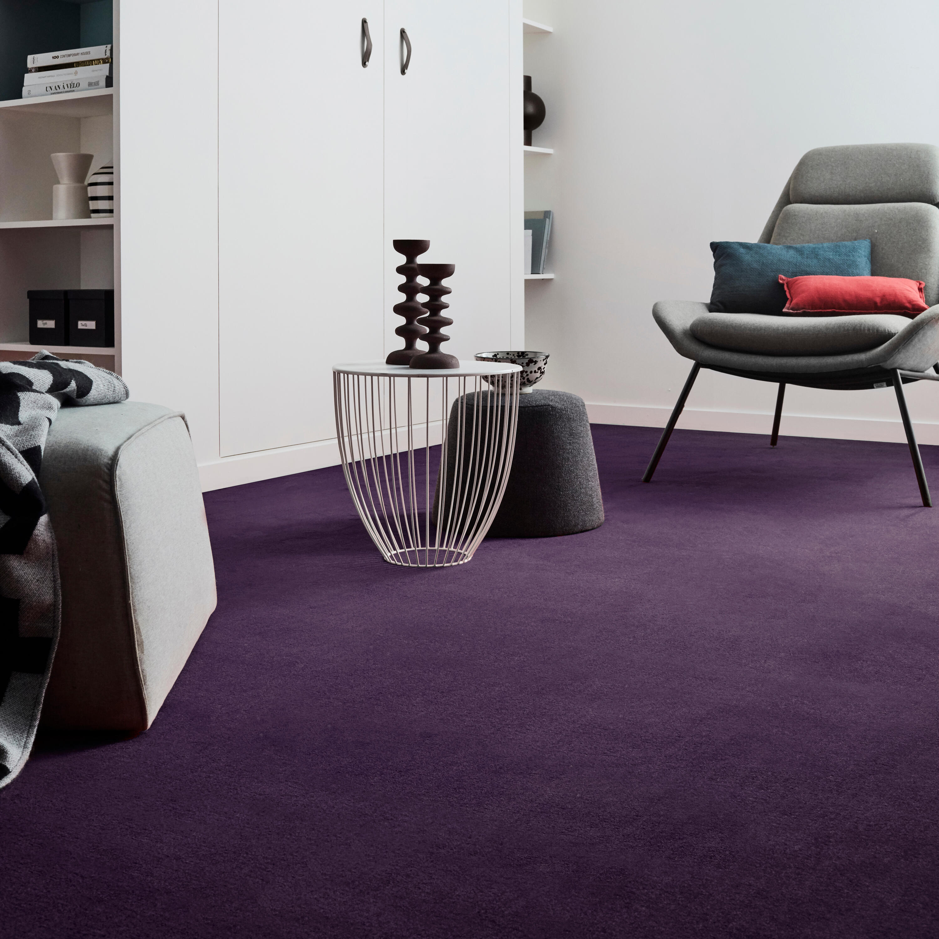 Moquette velours ras uni, London, rouleau l.4 m | Leroy Merlin