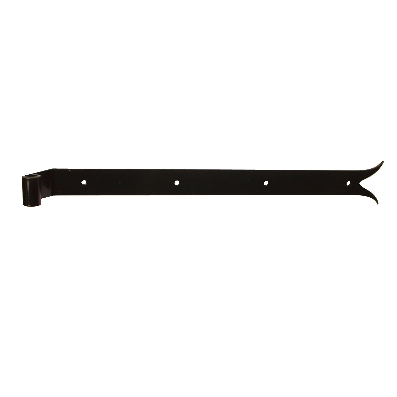 Penture de volet coudée en acier noir, ⌀14 x H.35 x L.500 x P.46 mm ...