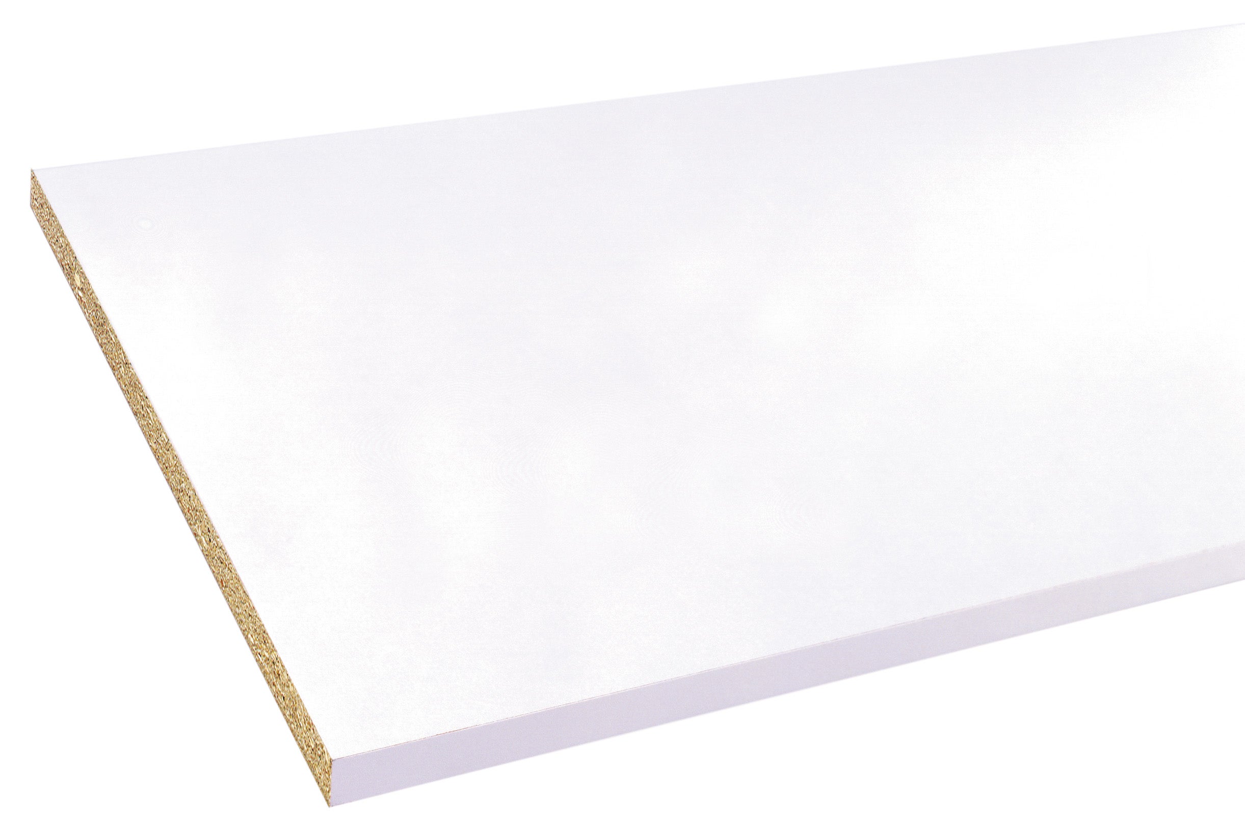 Tablette mélaminé blanc, L.250 x l.60 cm x Ep.18 mm | Leroy Merlin