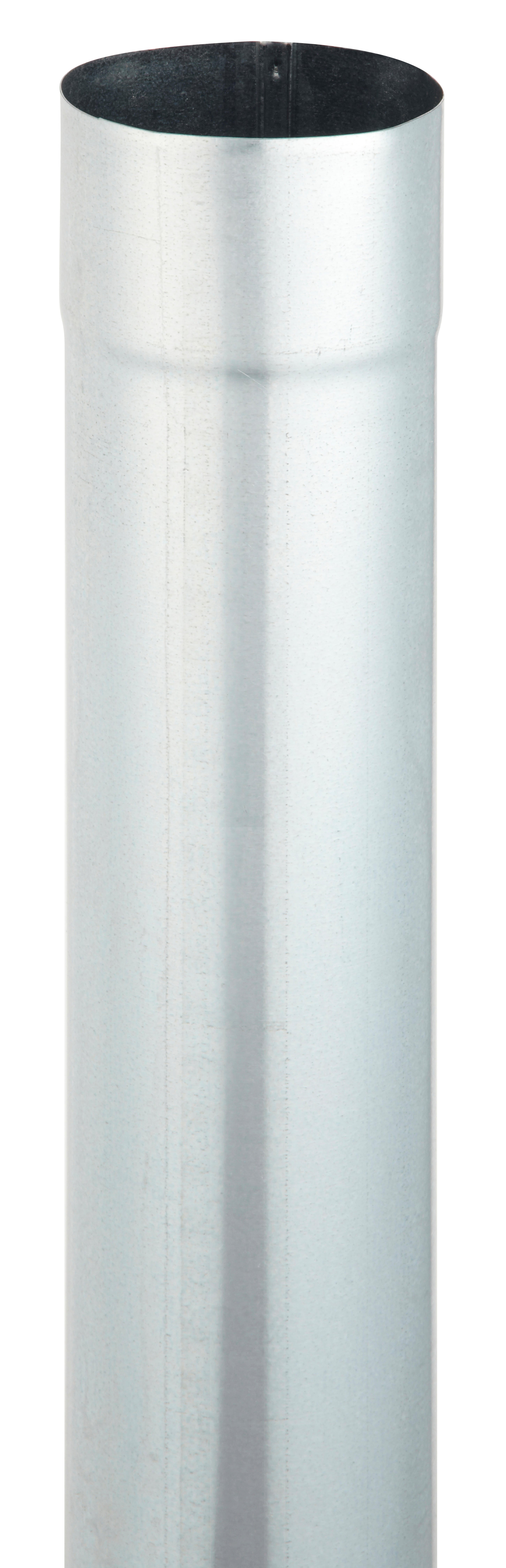 Tuyau de descente acier galvanisé gris Diam.100 mm L.2 m SCOVER PLUS ...