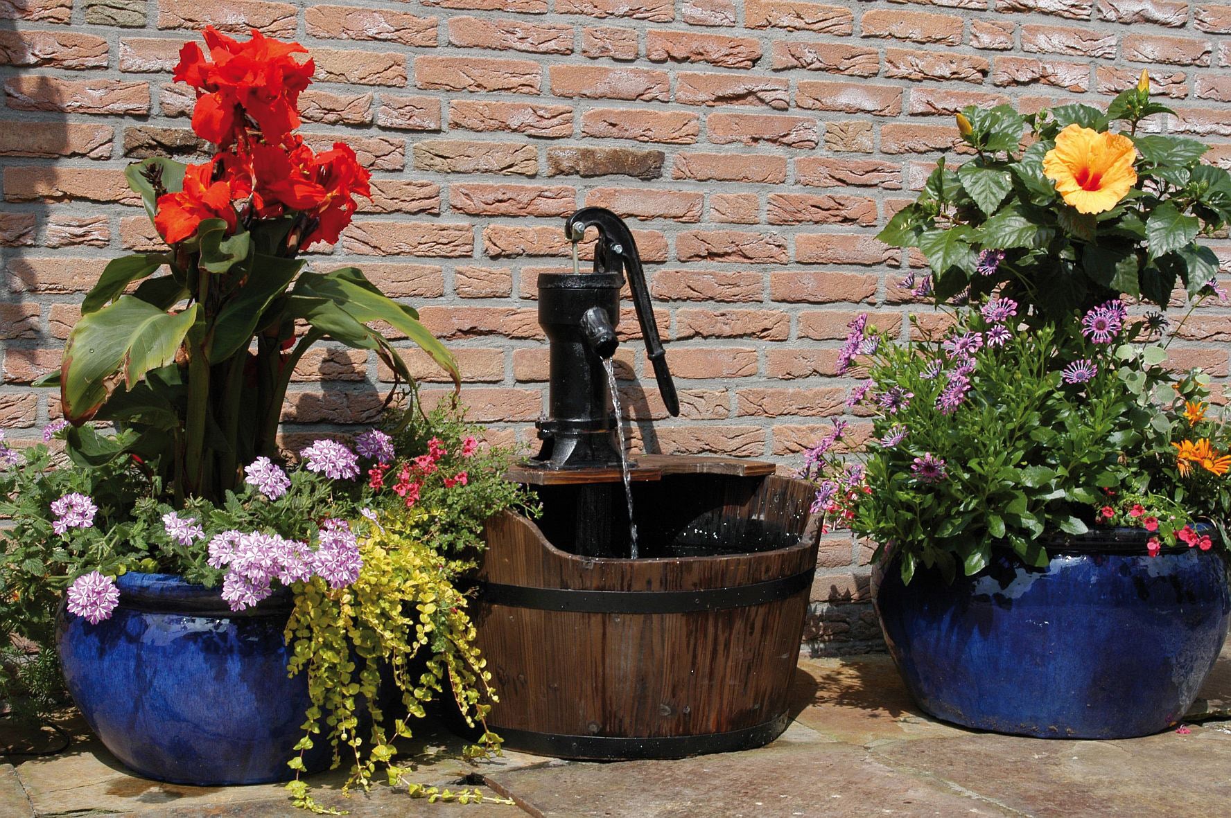 Kit fontaine UBBINK Newcastle, marron, H.75 cm | Leroy Merlin