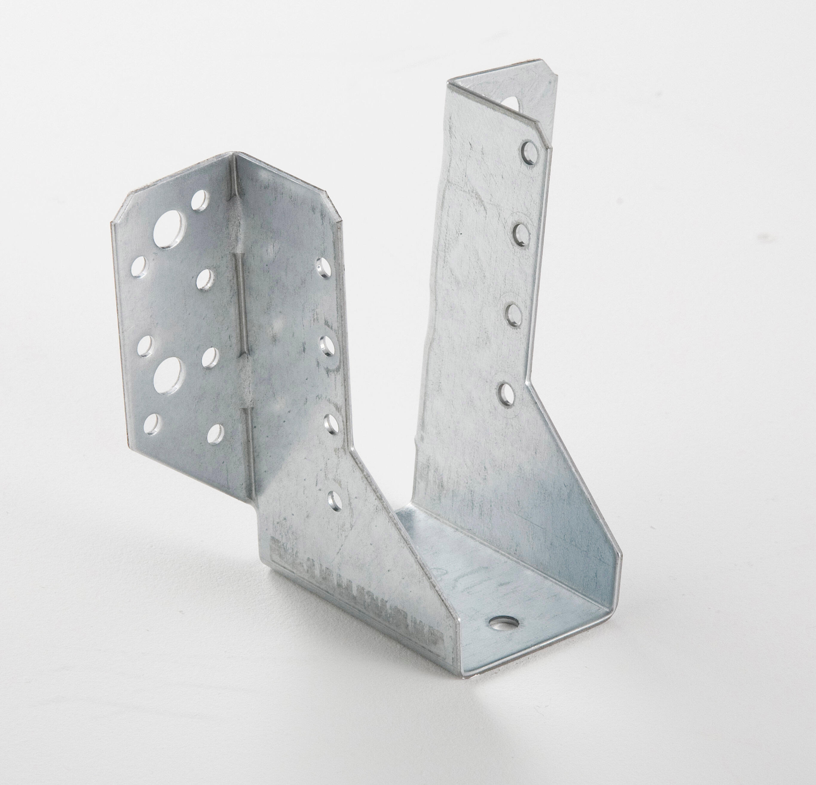 Support de poteau forme U acier galvanisé / galvanisé, 110x45 mm ...