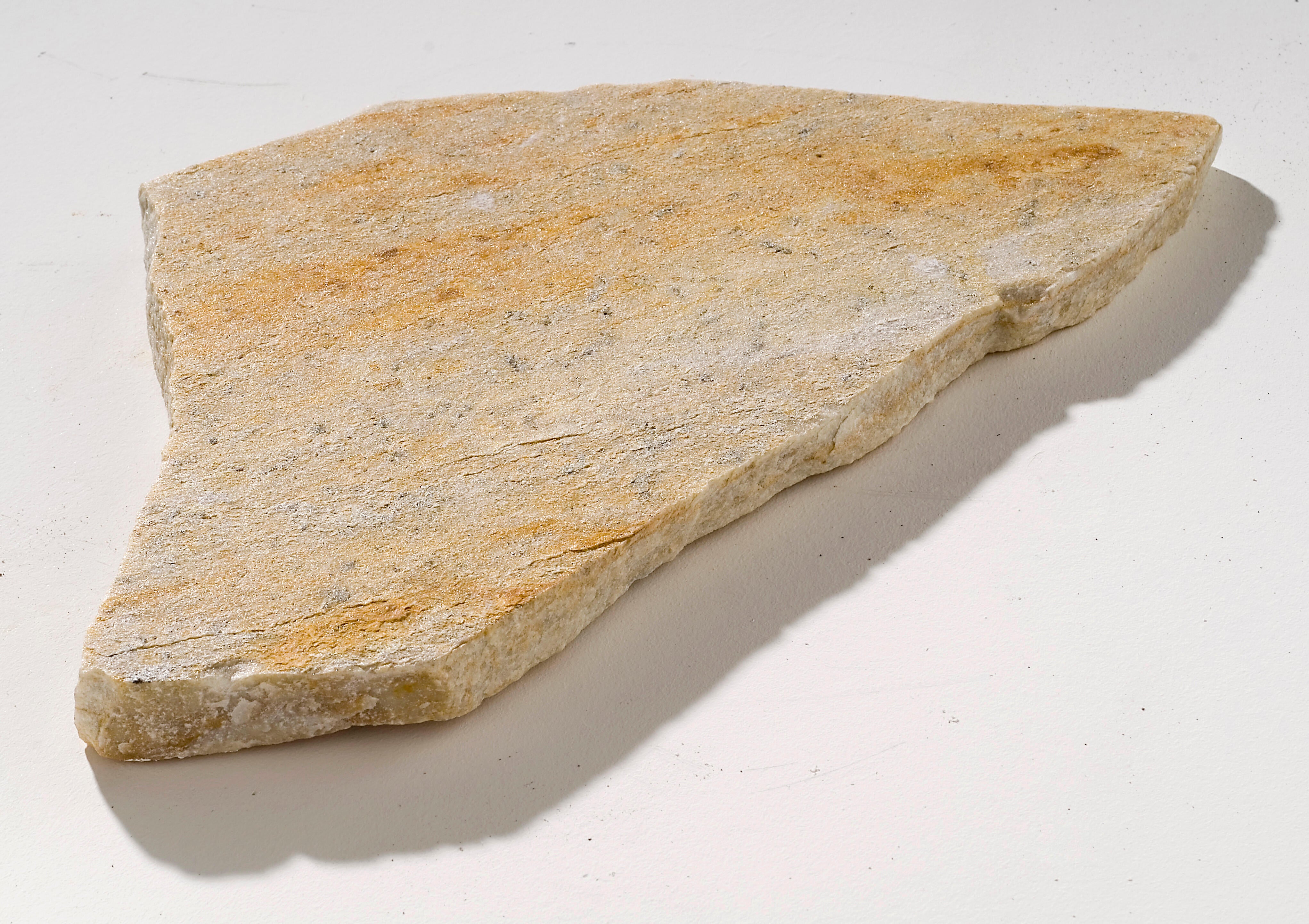 Opus en quartzite du brésil, jaune L.100 x l.100 cm Ep.de 12 à 25 mm ...