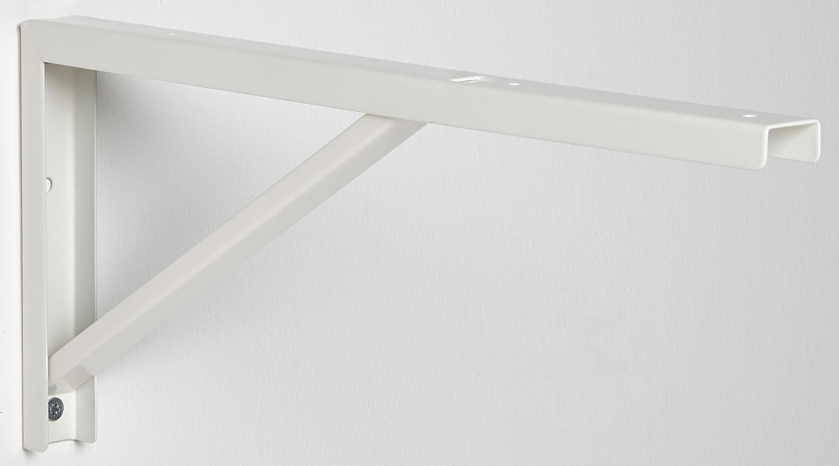 Equerre Robusto acier epoxy blanc, H.18 x P.40 cm | Leroy Merlin