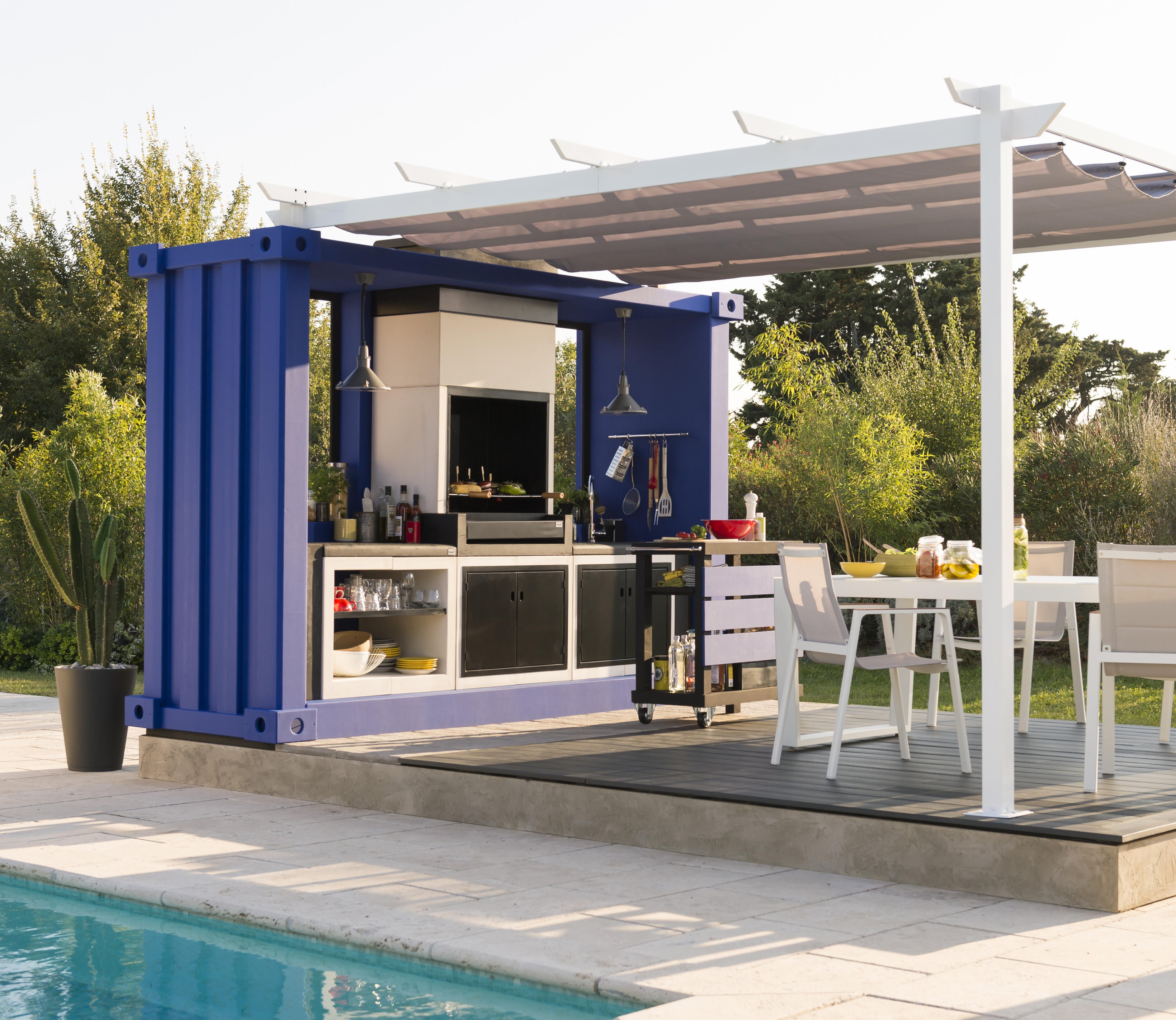 Barbecues et planchas pour une cuisine extérieure ensoleillée | Leroy ...