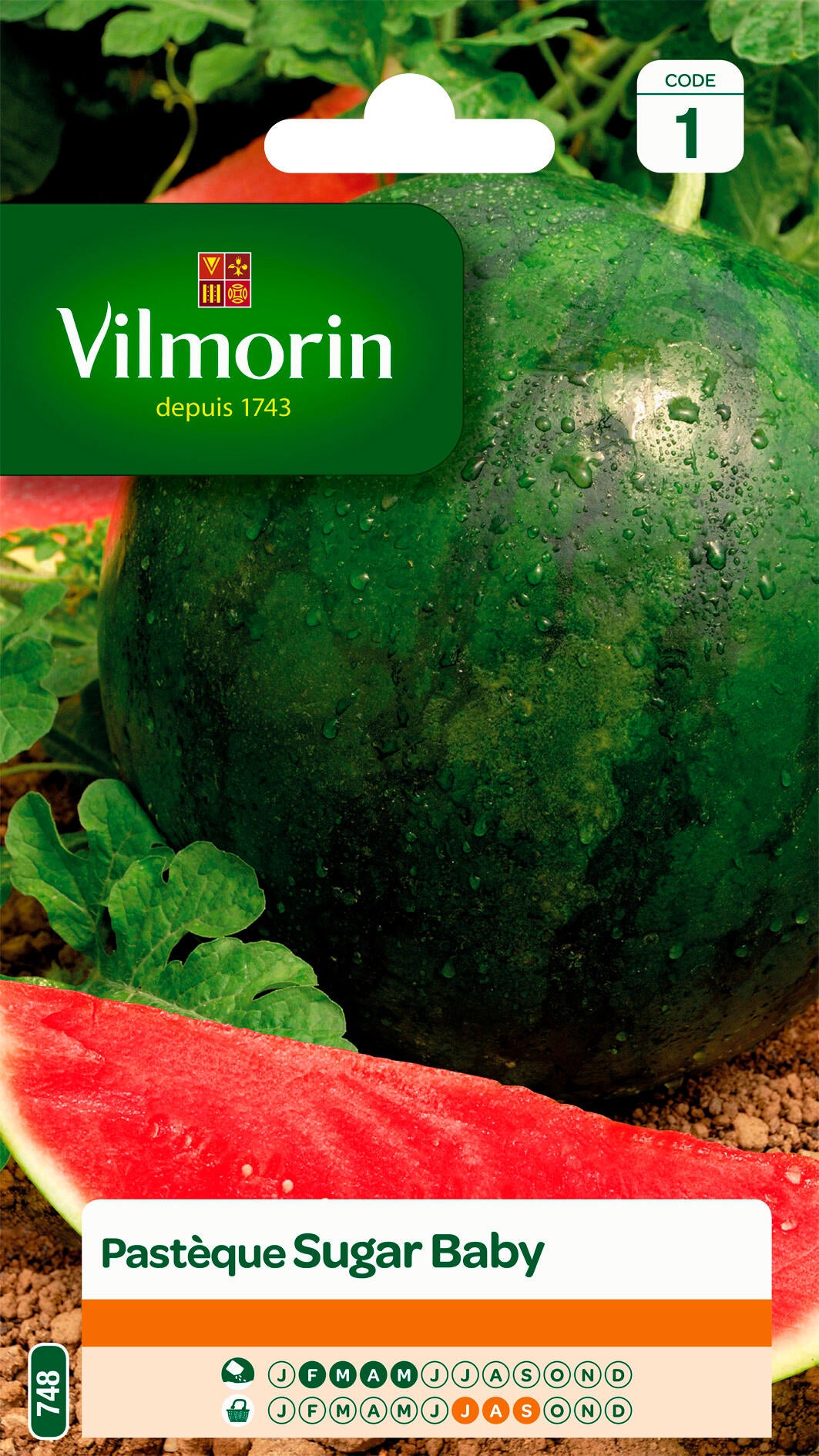 Pastèque sugar baby VILMORIN 3 g | Leroy Merlin