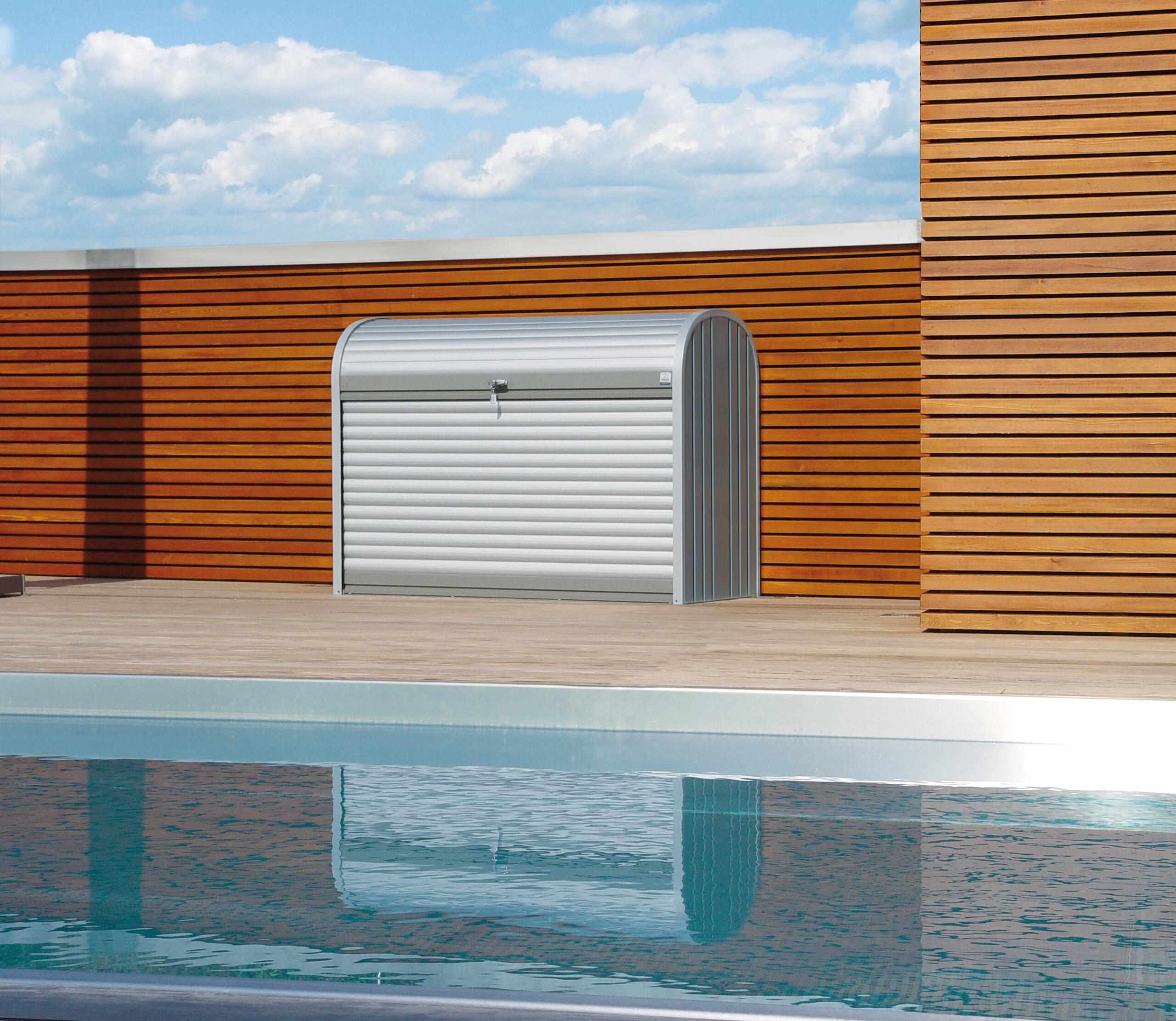 Coffre multi-usage métal Store max argent métallique, l.163 x H.120 x P.78 cm | Leroy Merlin